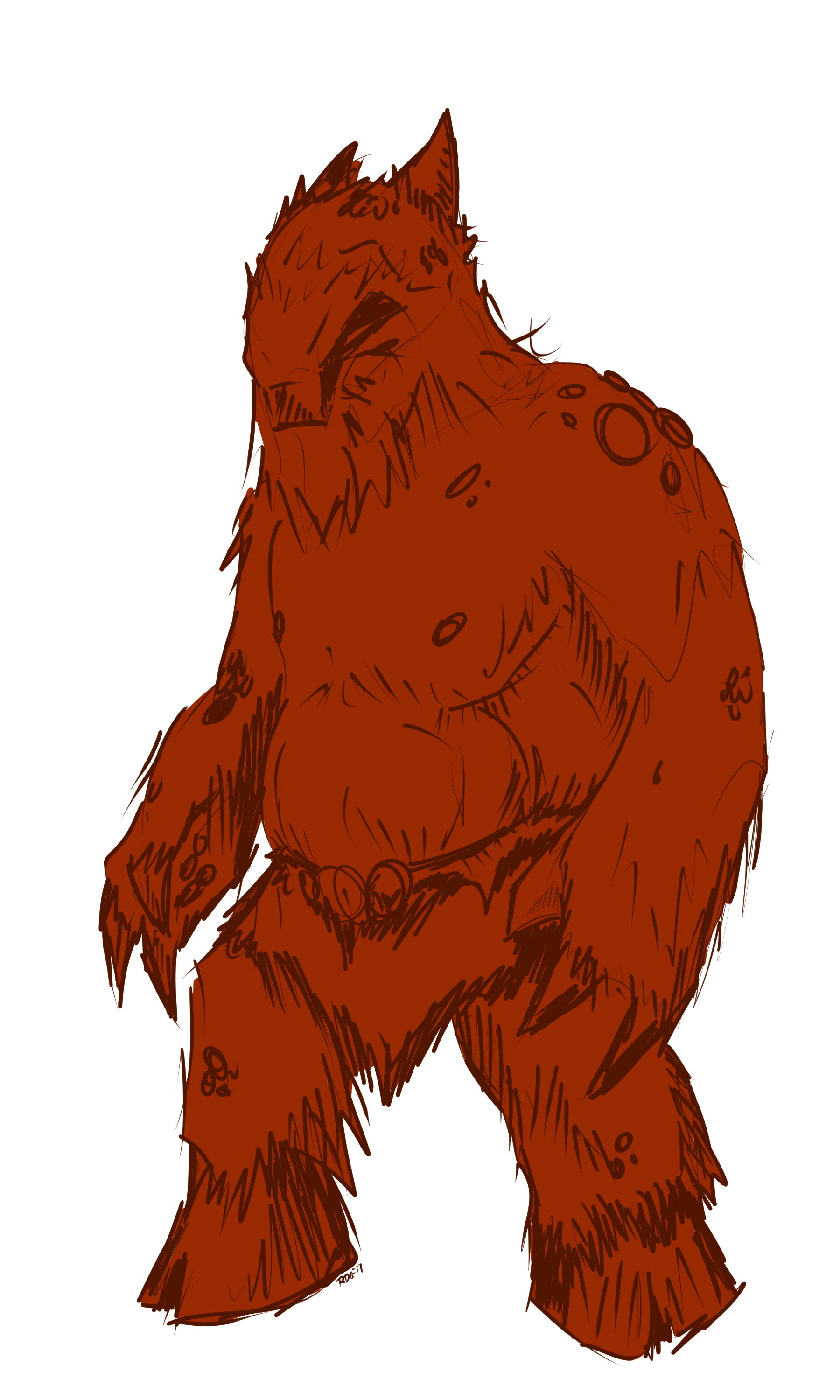 ArtStation - Bear demon