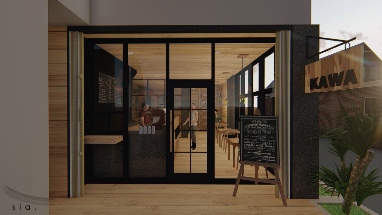 ArtStation - Kawa Cafe Interior