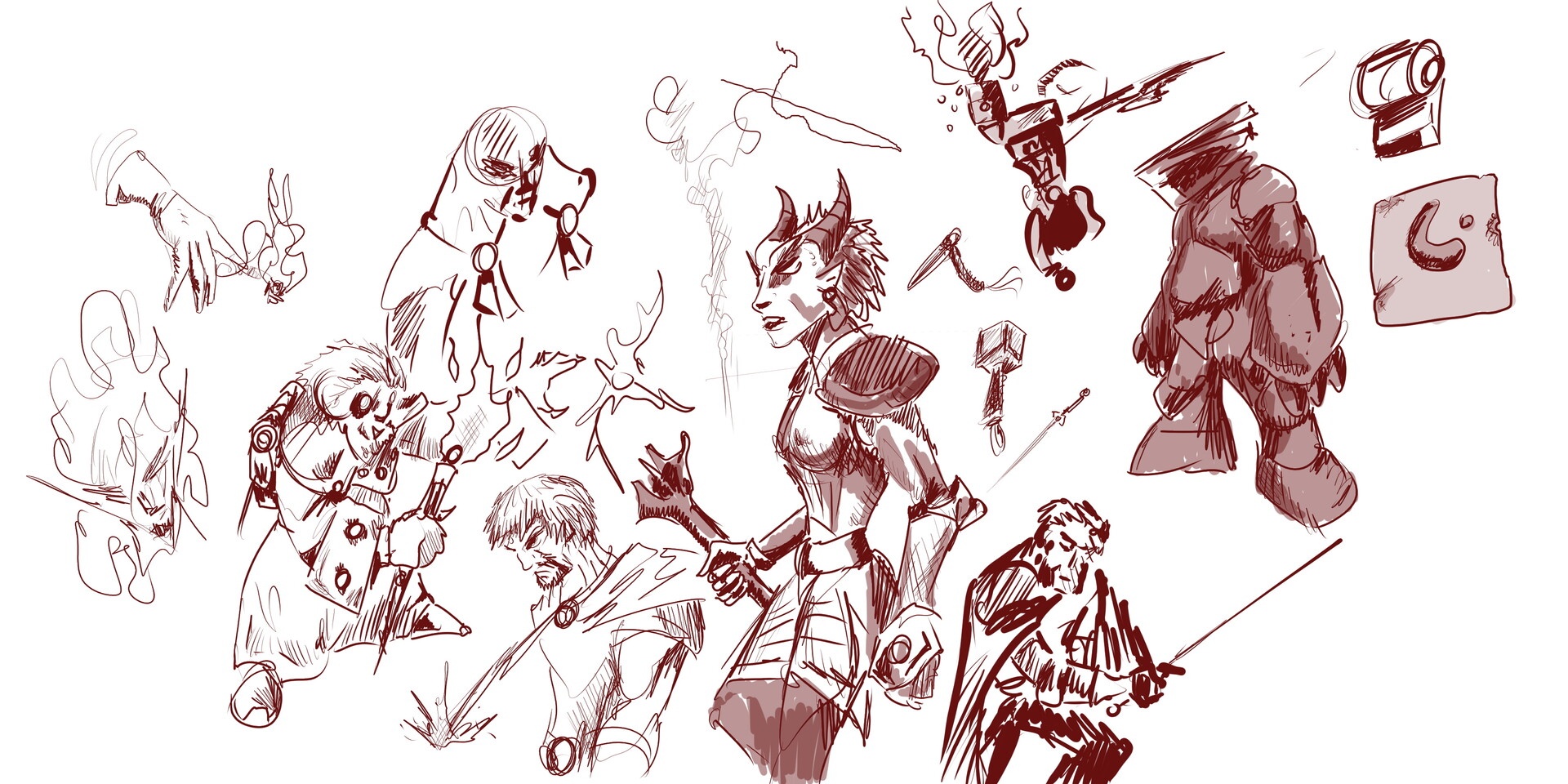 ArtStation - A sketch page... or random thoughts