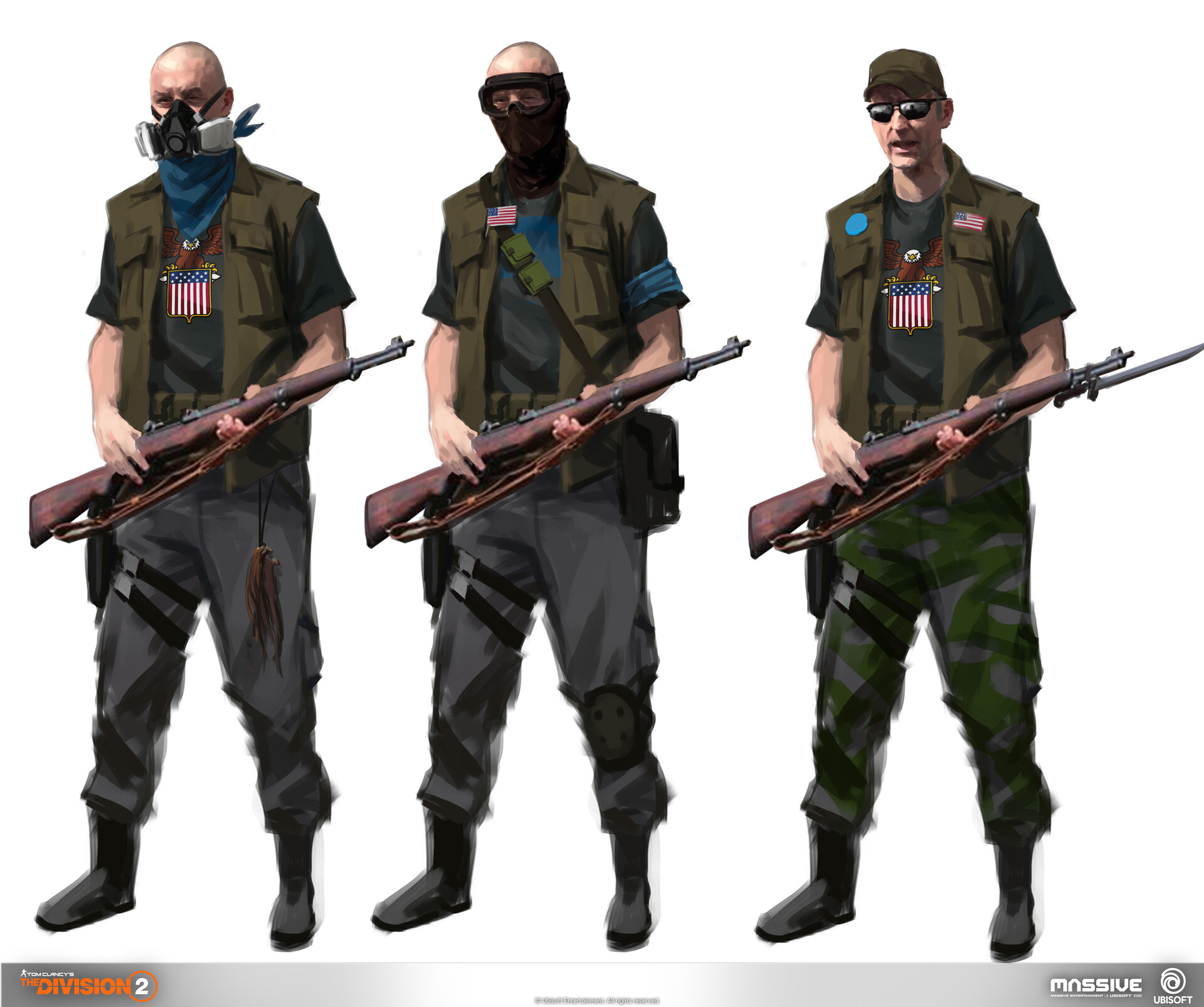 Miguel Iglesias - The division2- Character Concept art