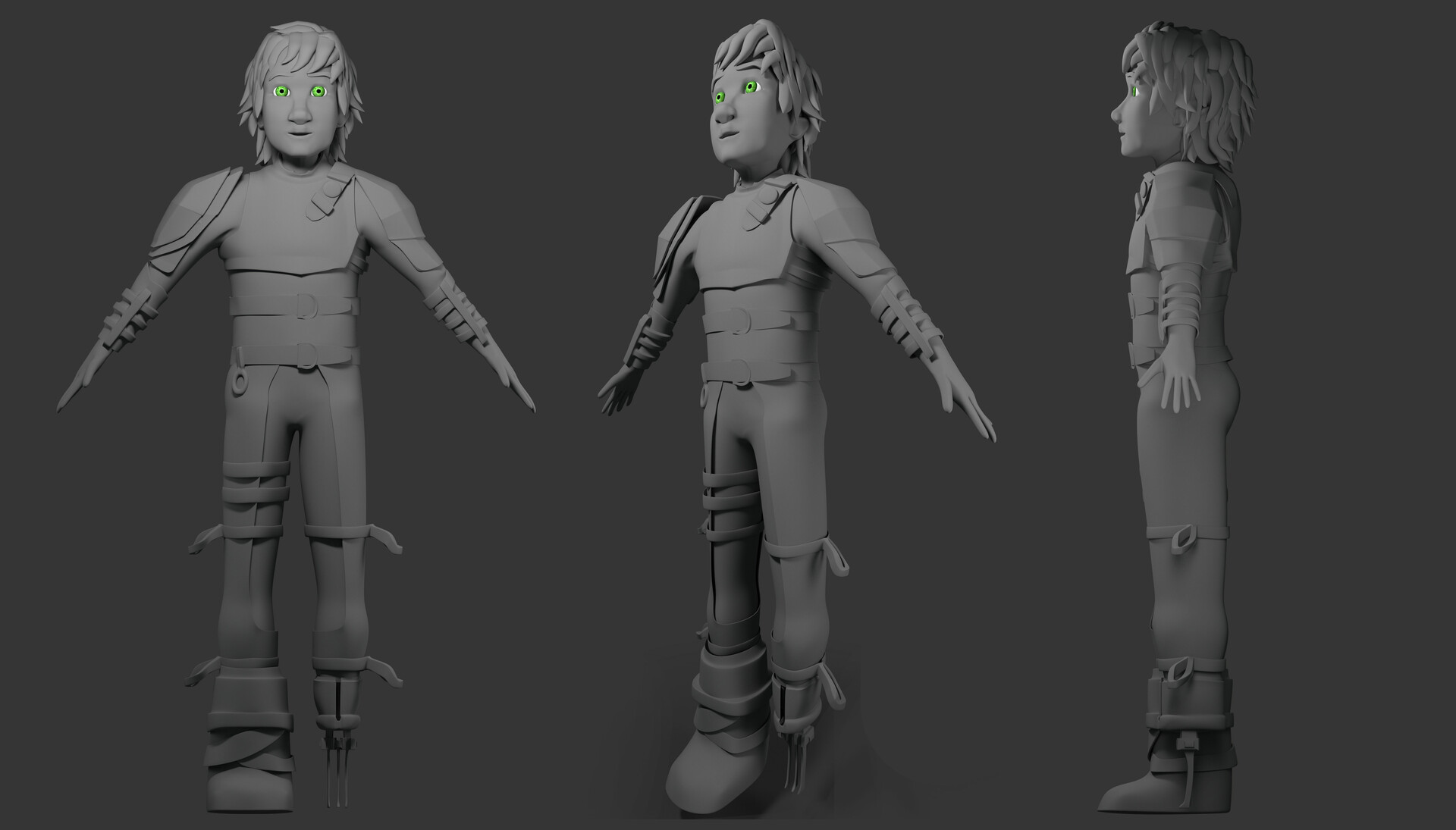 ArtStation - Simple Animation Model (Hiccup)
