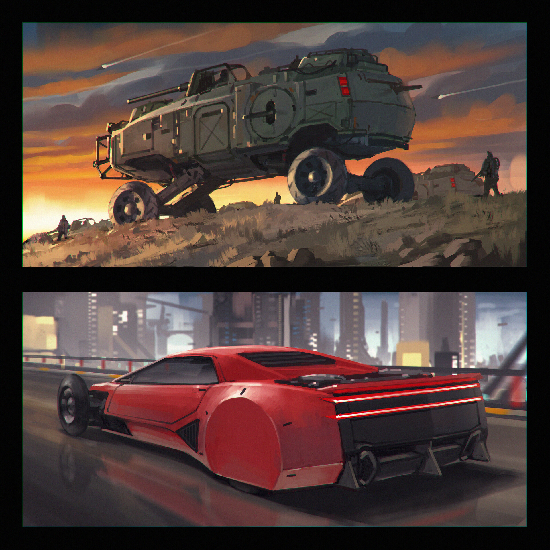 ArtStation - Vehicle Speed Painting