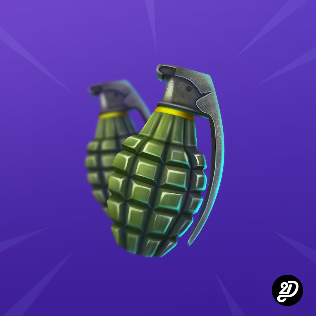 ArtStation - 2D icon of Grenade