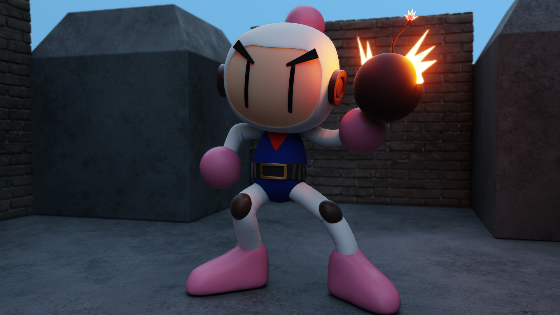 ArtStation - Bomberman Fan Art