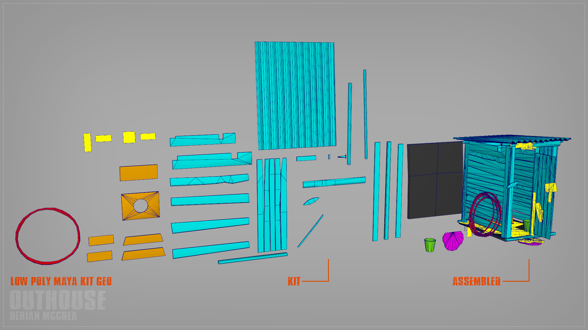 Derian McCrea - == LOW TO HIGH POLY PROP ASSET