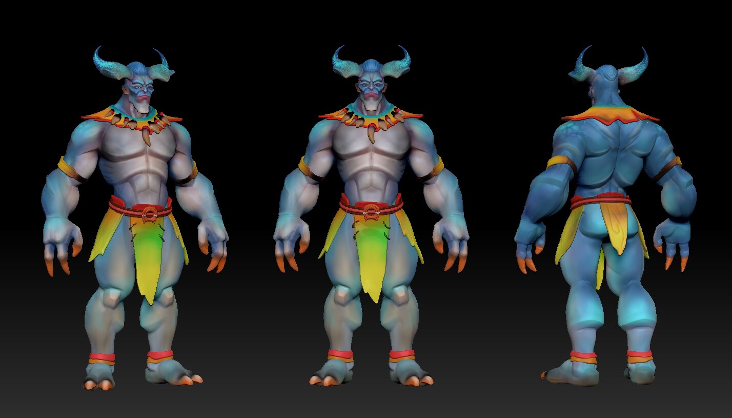 Tharindu Boteju - Stylized fantacy character - Highpoly