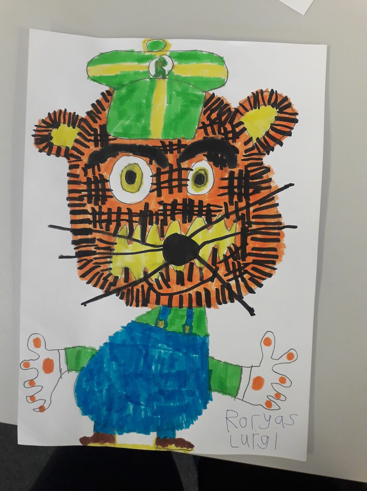 AwesomeDesignsROCK29 - Rory The Tiger As Super Luigi