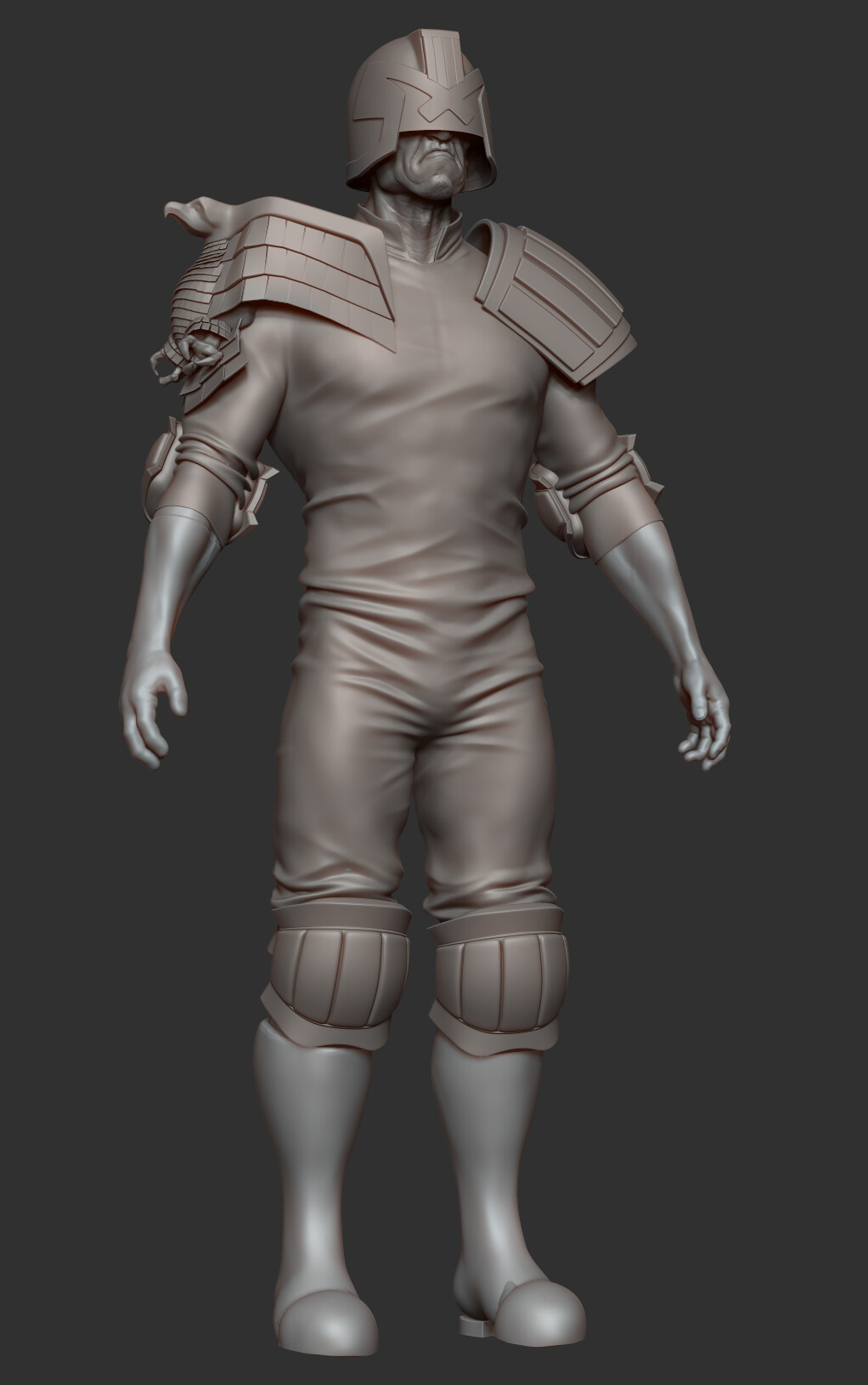 ArtStation - Judge Dredd WIP personal project