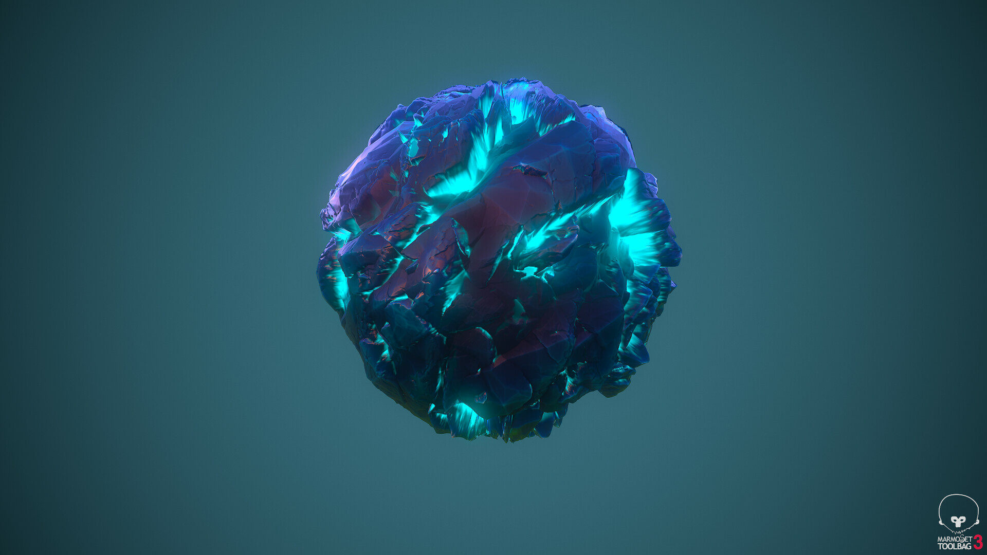 ArtStation - Stylised Glowing Rocks