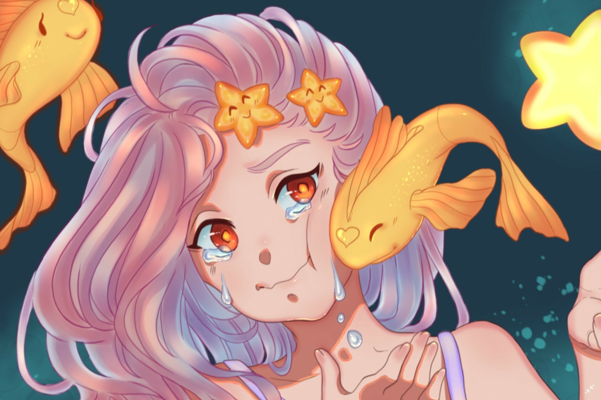 Giselle Broussard - A Drawing For Qinni (Qing Han)