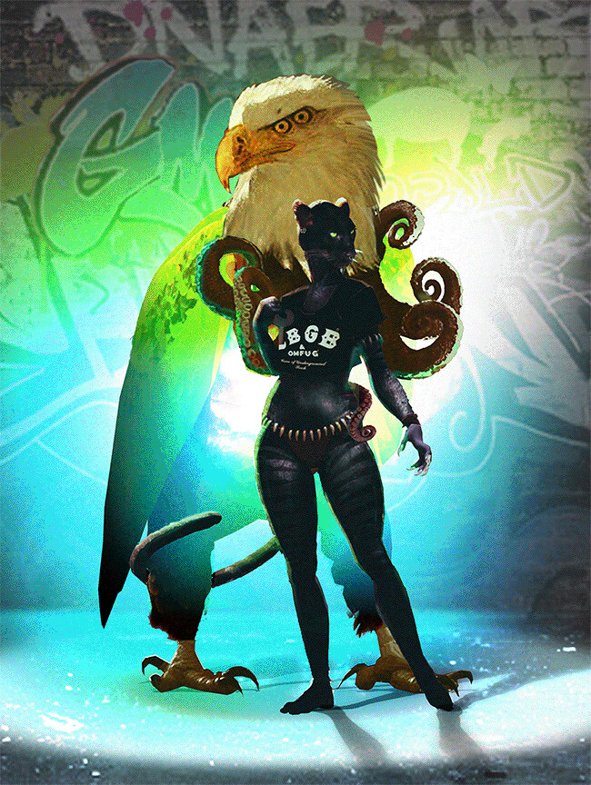 ArtStation - Jazmine & Dr. Scratchy: An Interspecies Romance