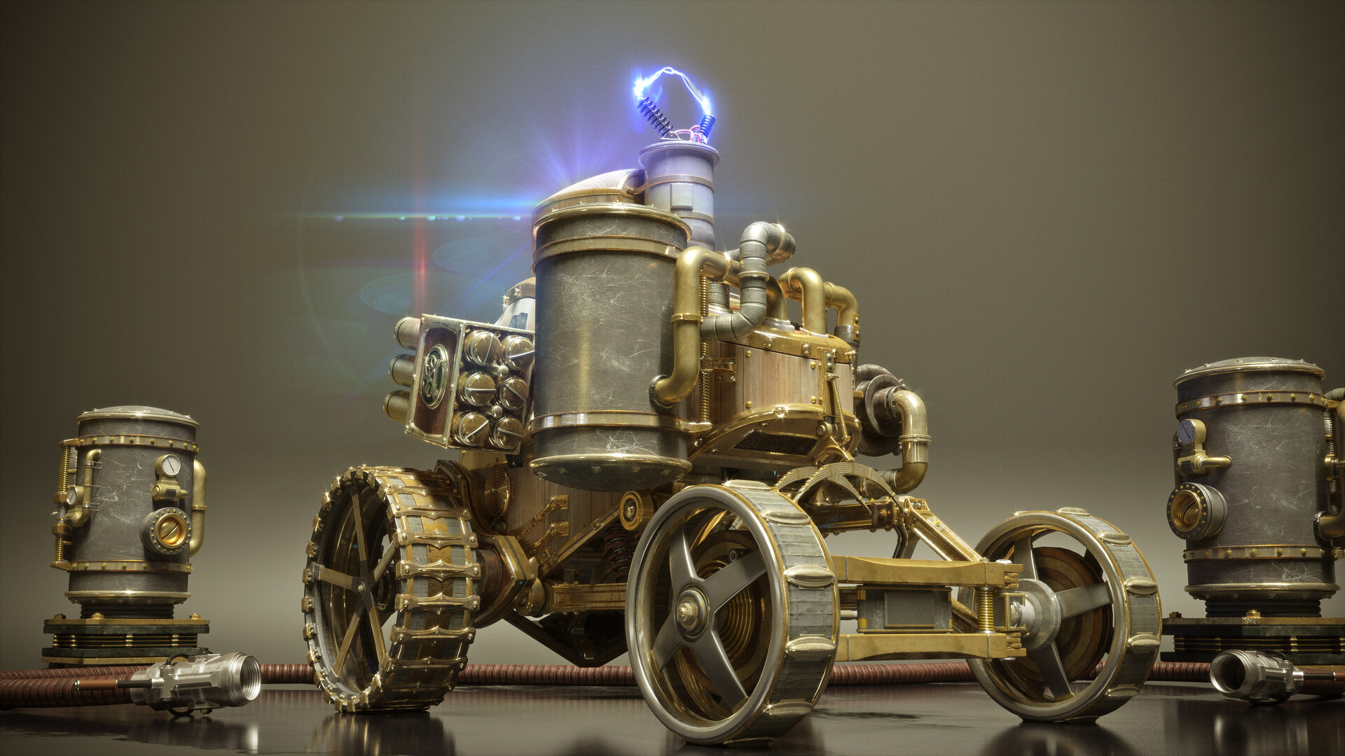 Jason Lewis - Steampunk Crowd Control Tank