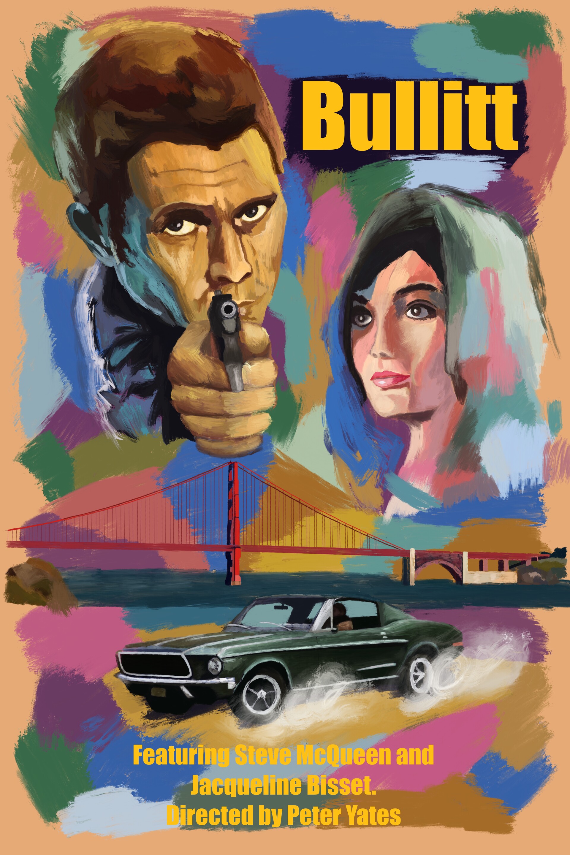 Bullitt Movie Poster