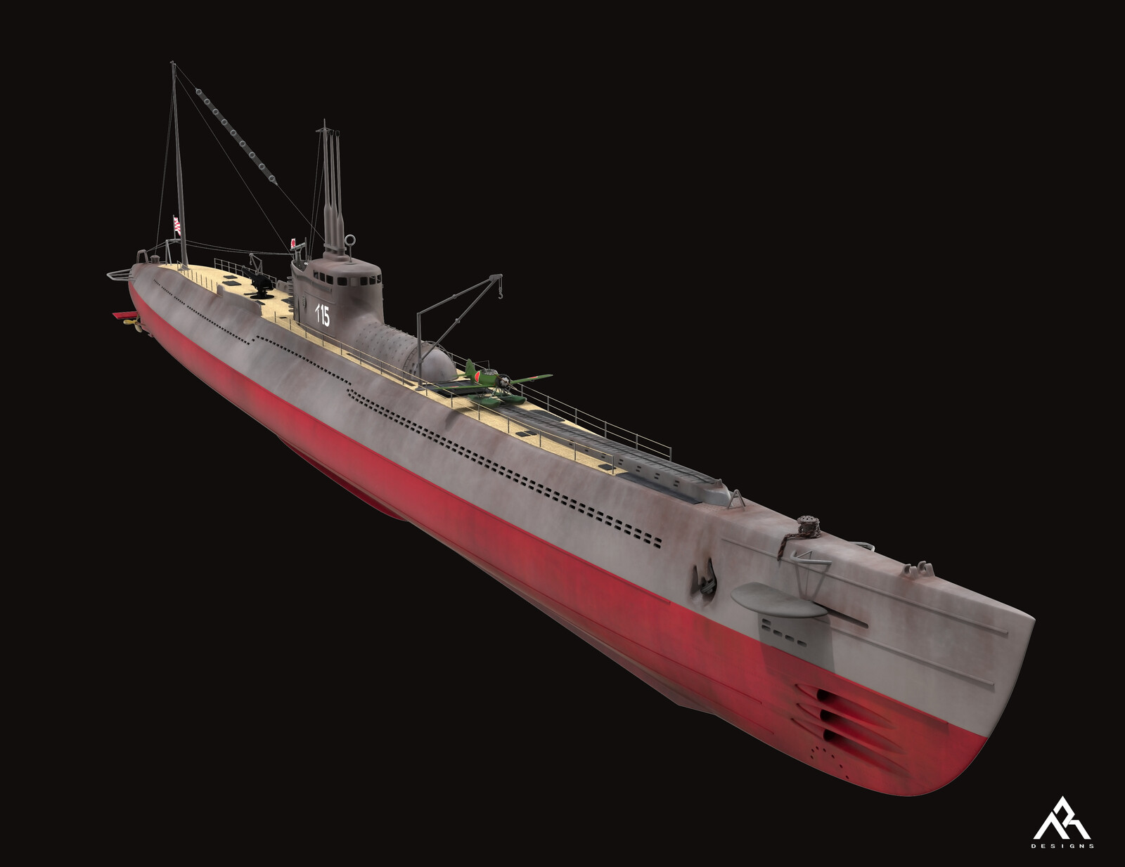 Anirudh Rao - WW2 JAPANESE IJN TYPE-B1 SUBMARINE