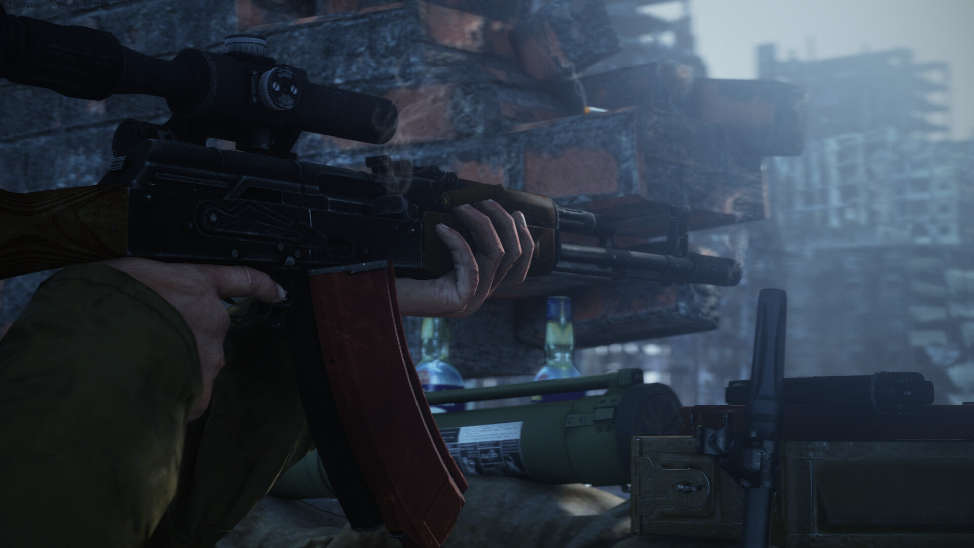 ArtStation - Grozny, 1996 (Remake)