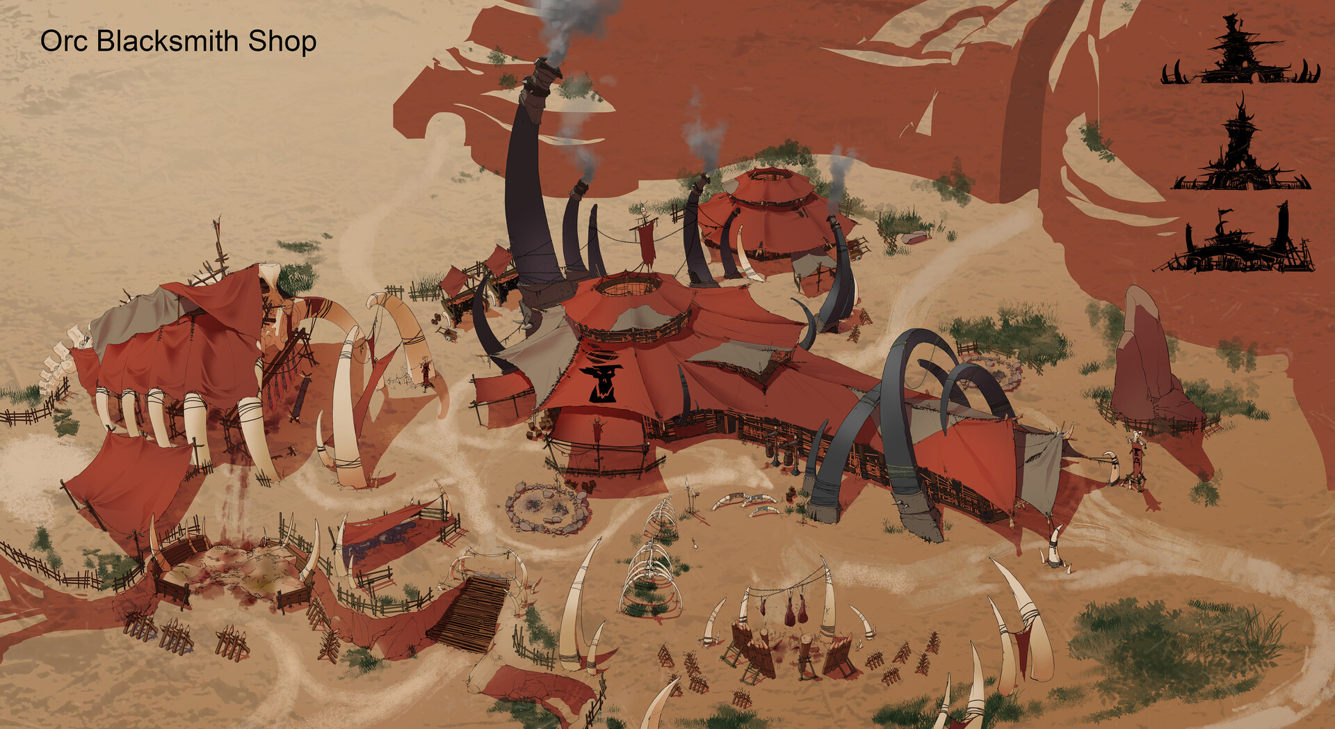 ArtStation - Orc Blacksmith Shop
