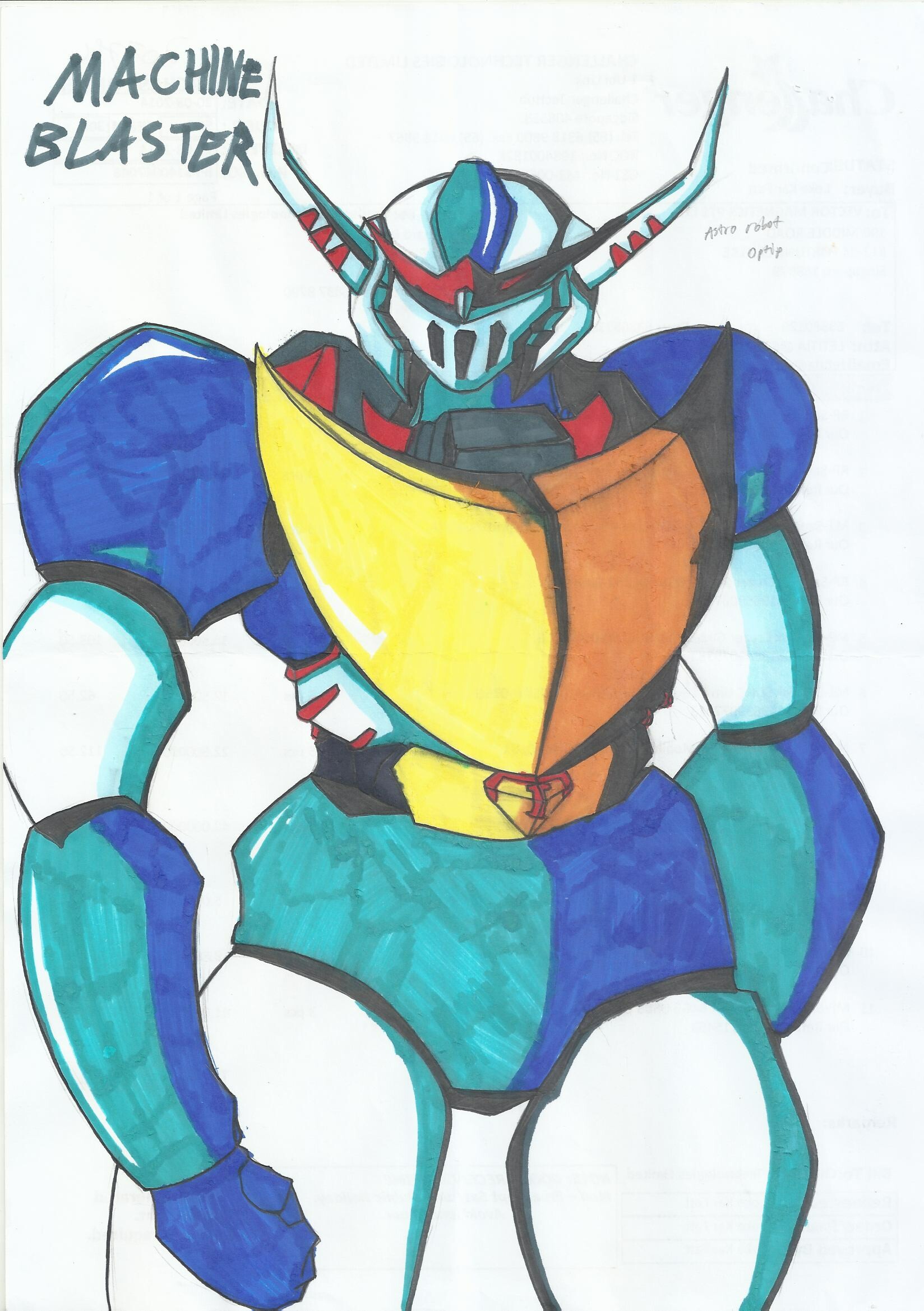 ArtStation - Machine Blaster - Robocules (Obari Tribute)