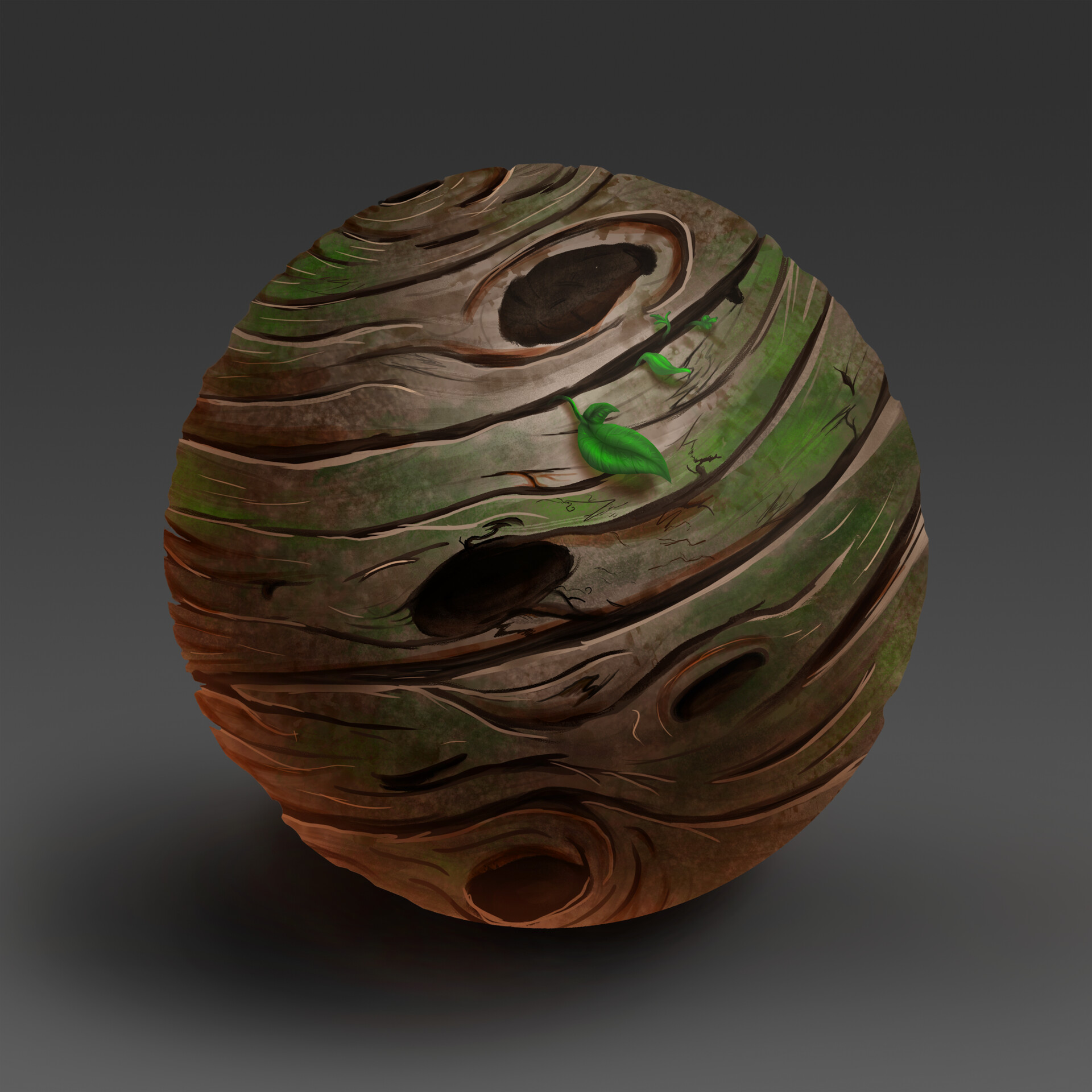 ArtStation - Wood Texture Model