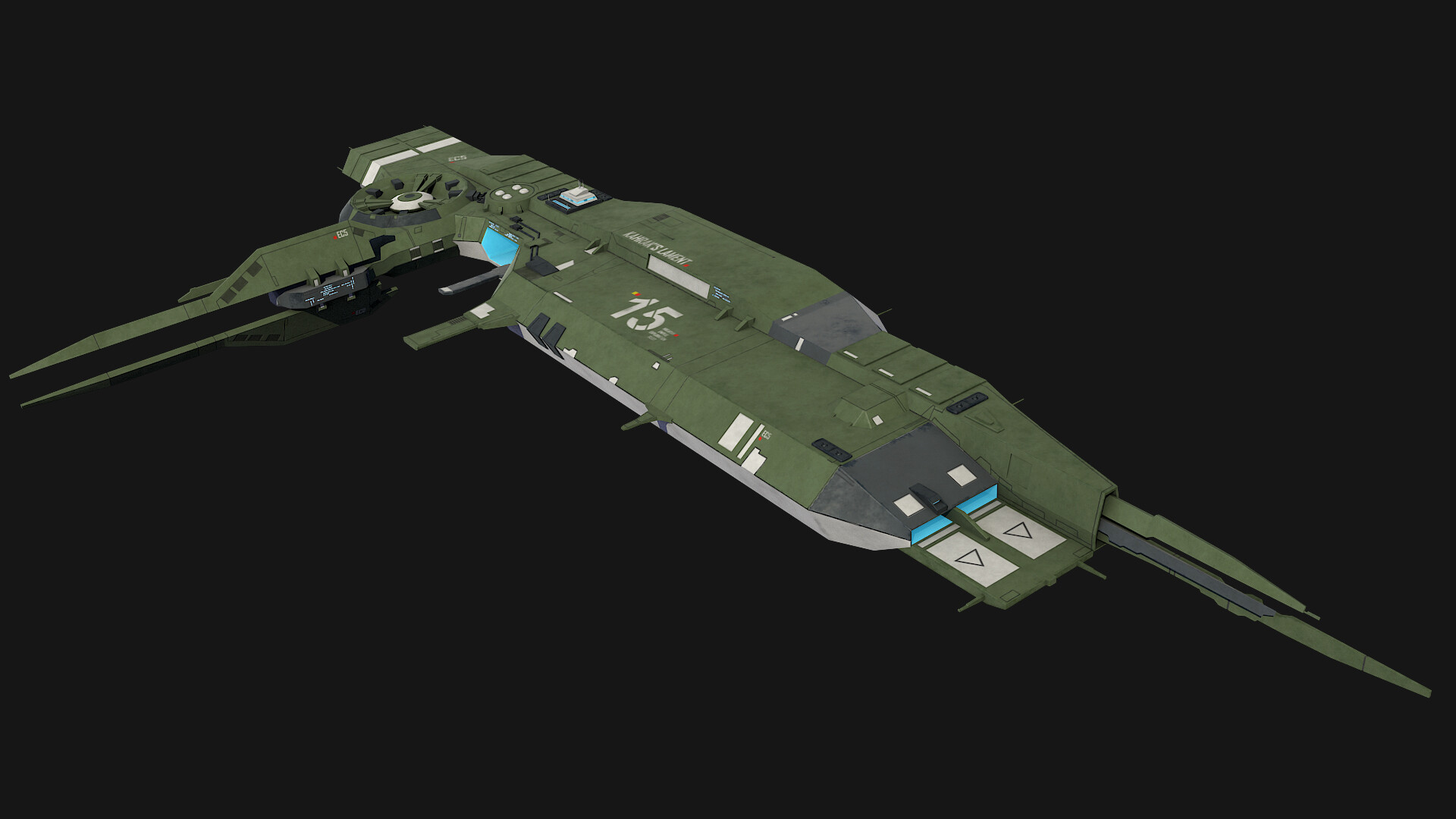 ArtStation - Hiigaran Carrier [Homeworld]