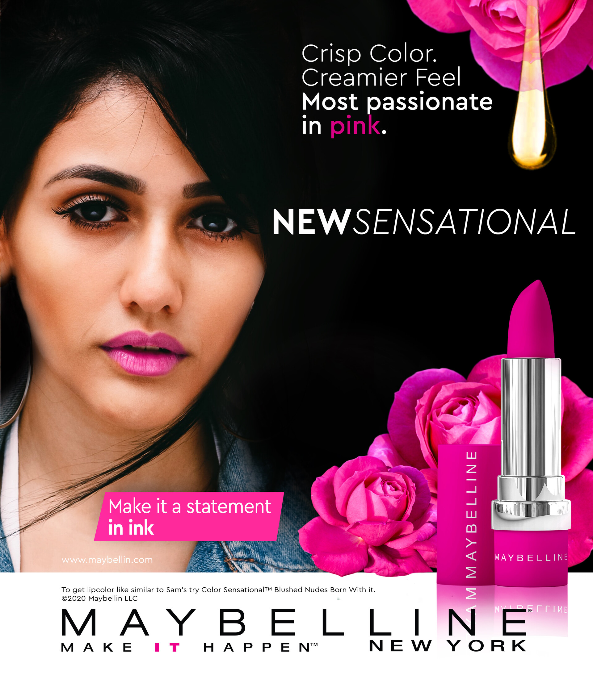 Maybelline Lipstick Ad