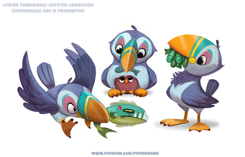 ArtStation - #2642. Puffin - Designs