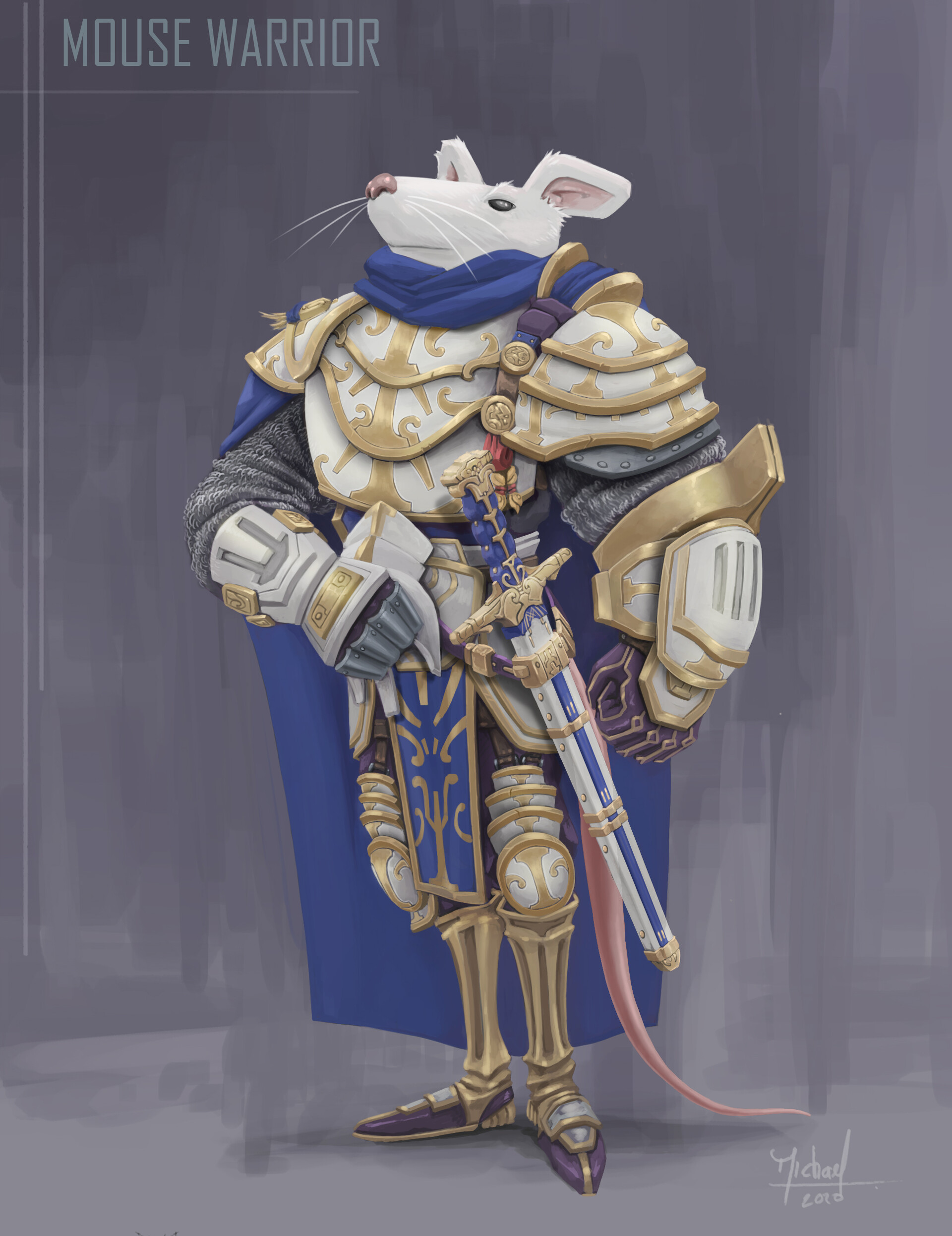 ArtStation - Mouse Warrior Two