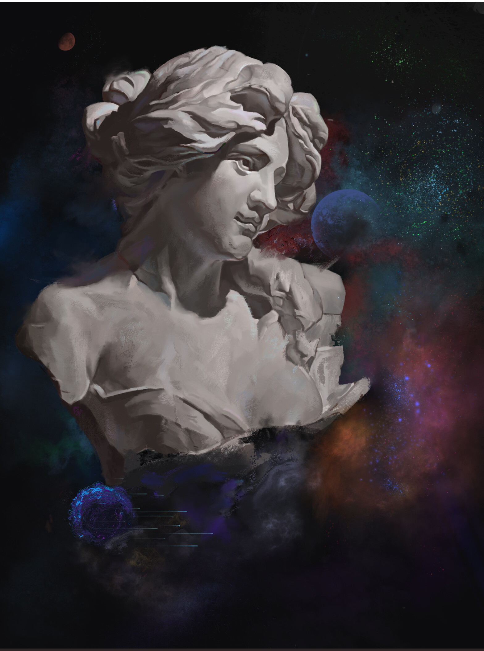 ArtStation - 石膏头像探索与尝试（Exploring and trying plaster heads）