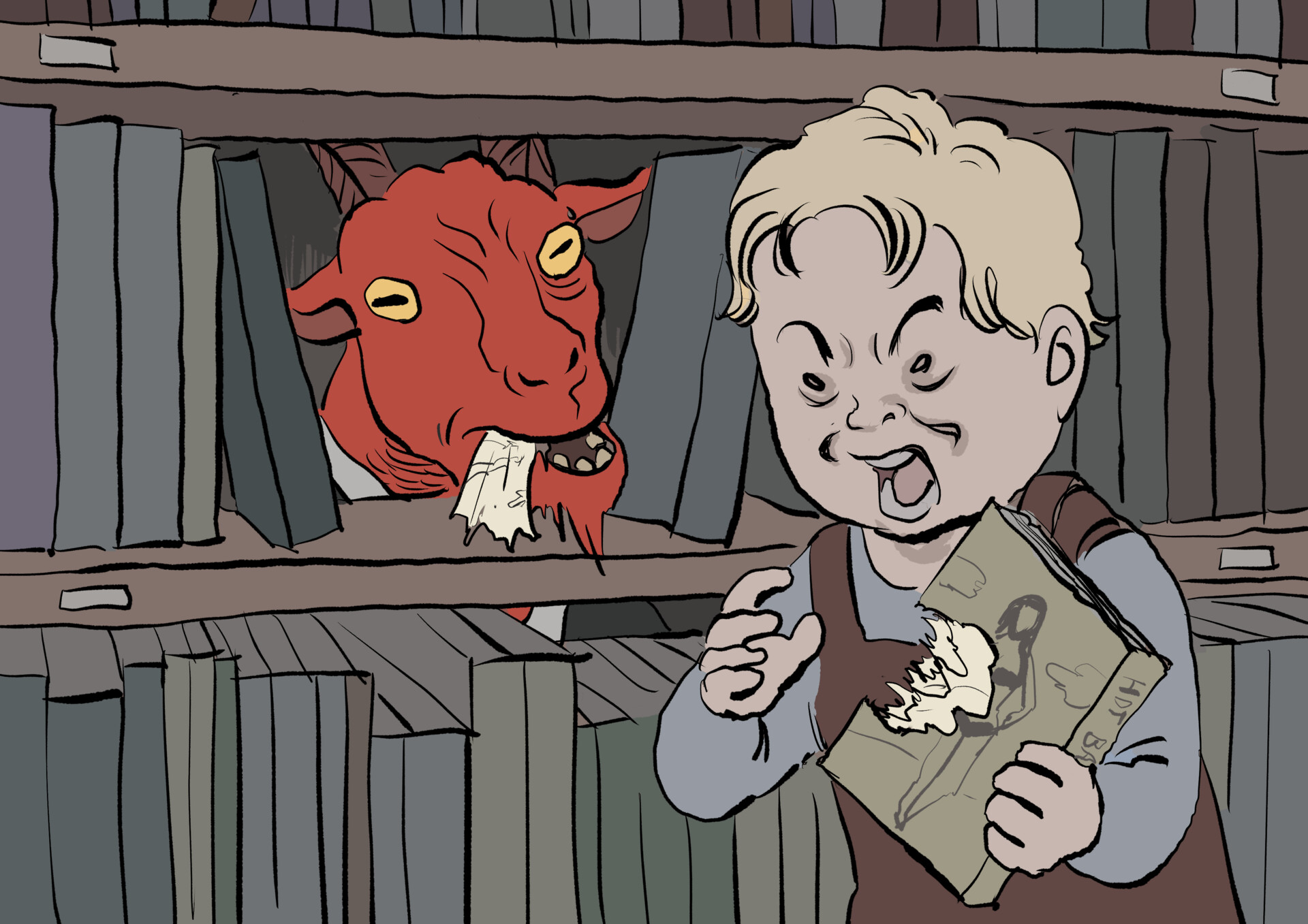 ArtStation - library vermin