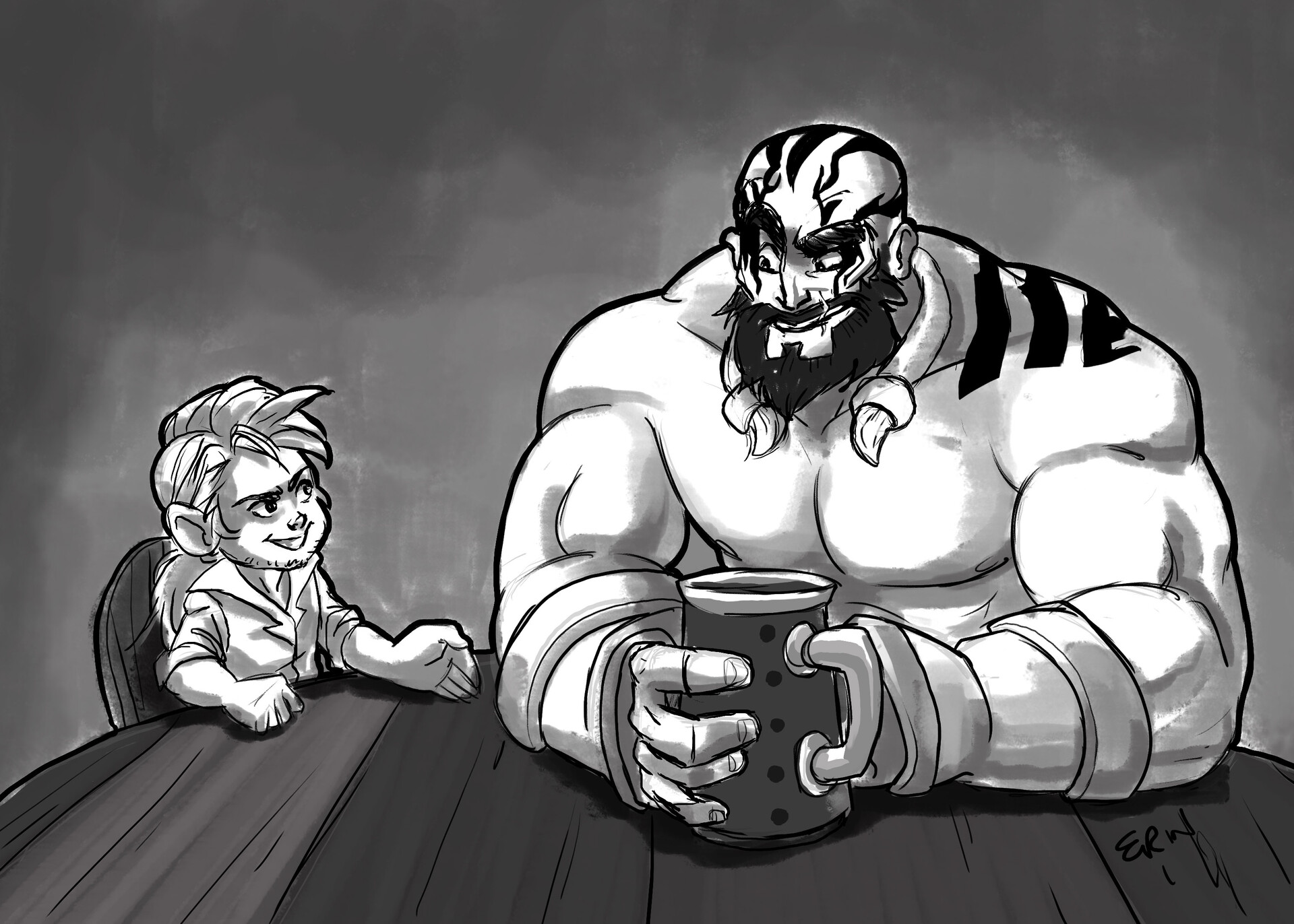 ArtStation - Fanart: Critical Role - Grog and Scanlan