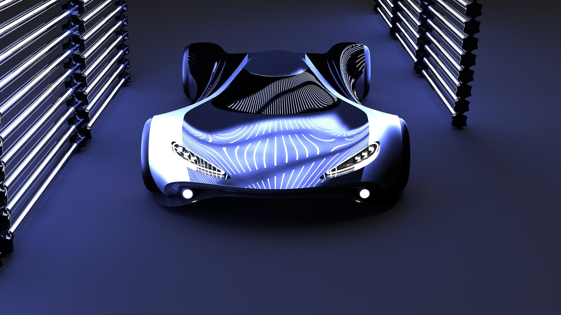 ArtStation - Concept car in custom environment