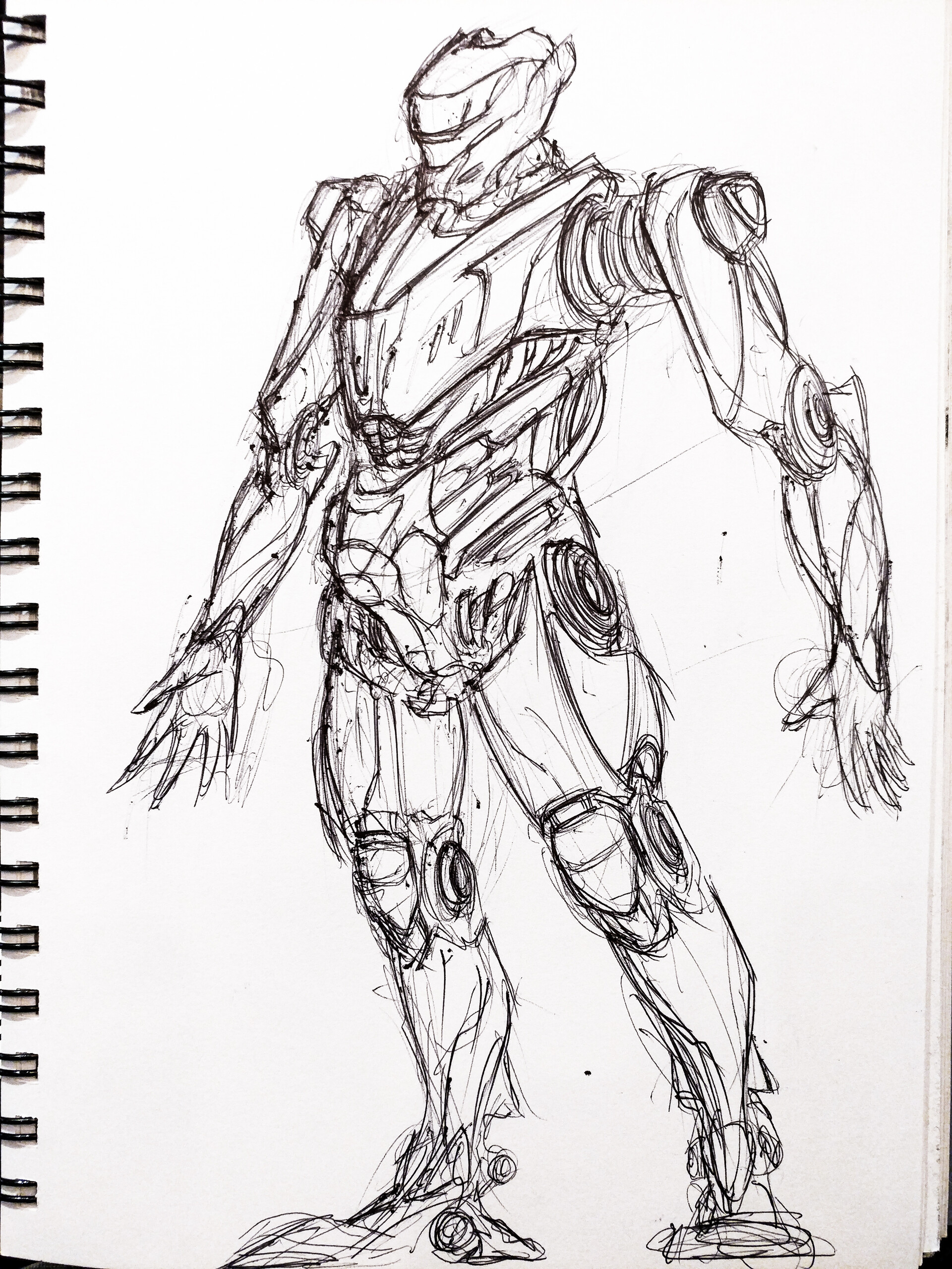 ArtStation - Cyborg concept sketch