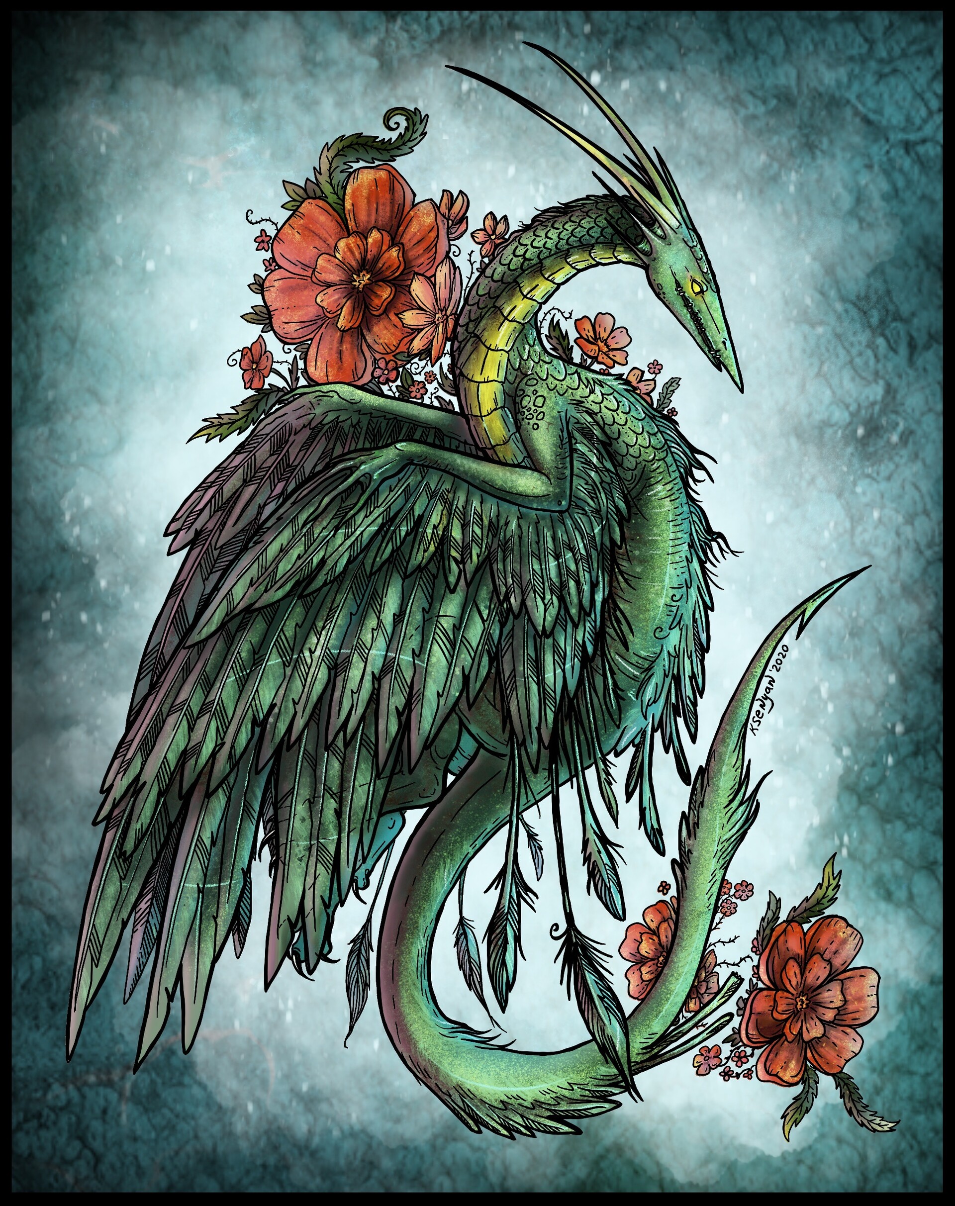 ArtStation - Procreate dragons