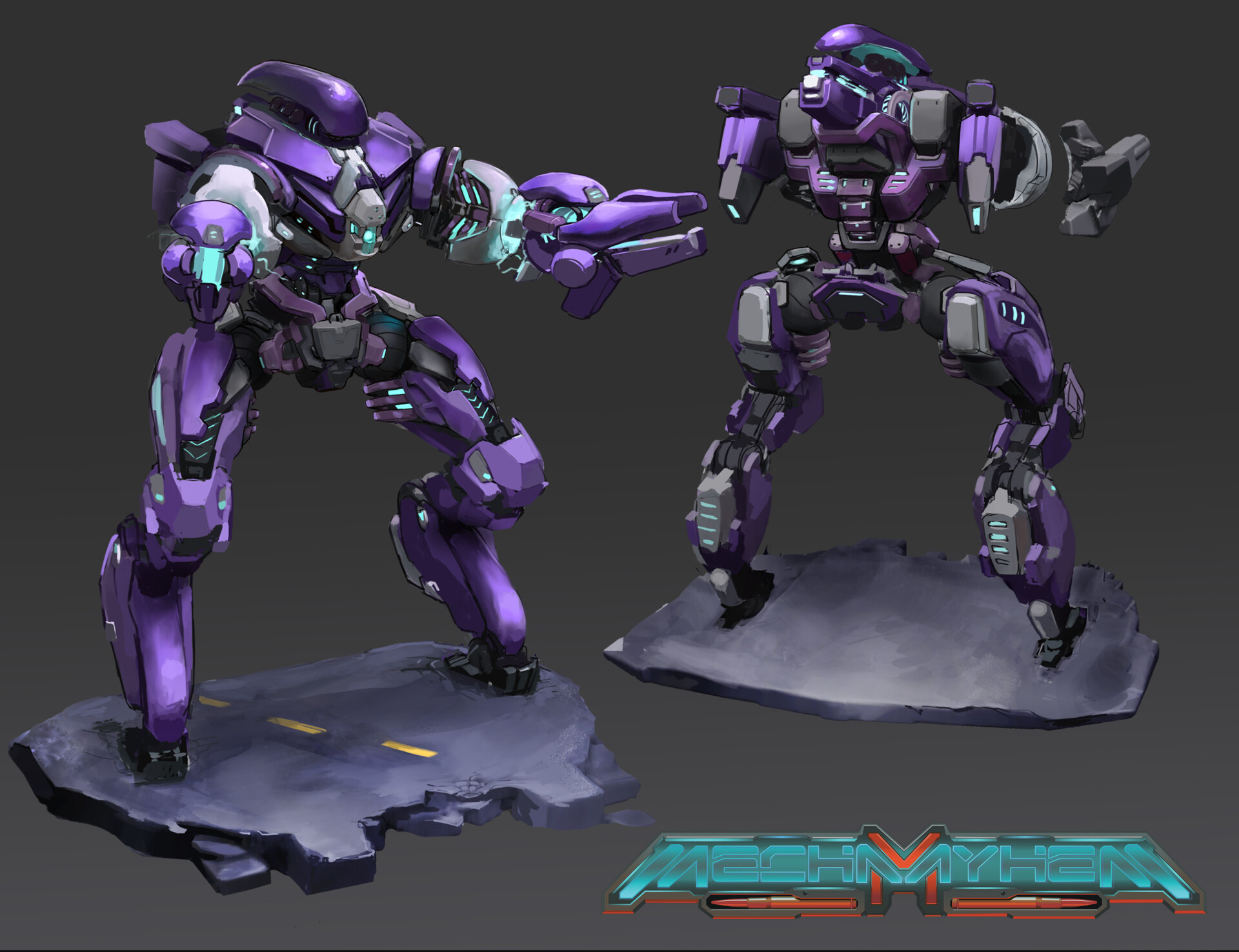 ArtStation - Phantom Concept Mecha Mayhem