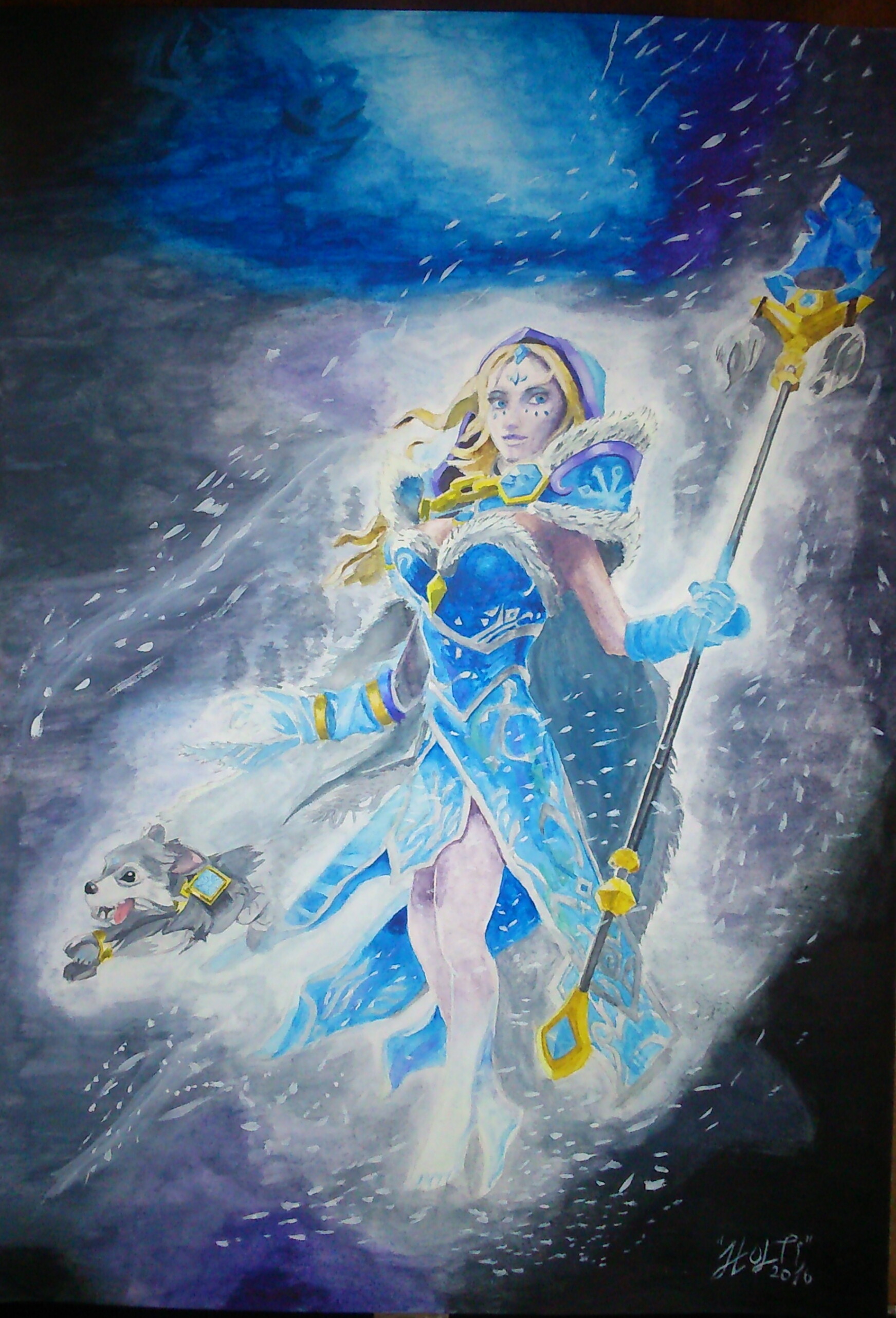 ArtStation - Frozen Maiden (dota 2)