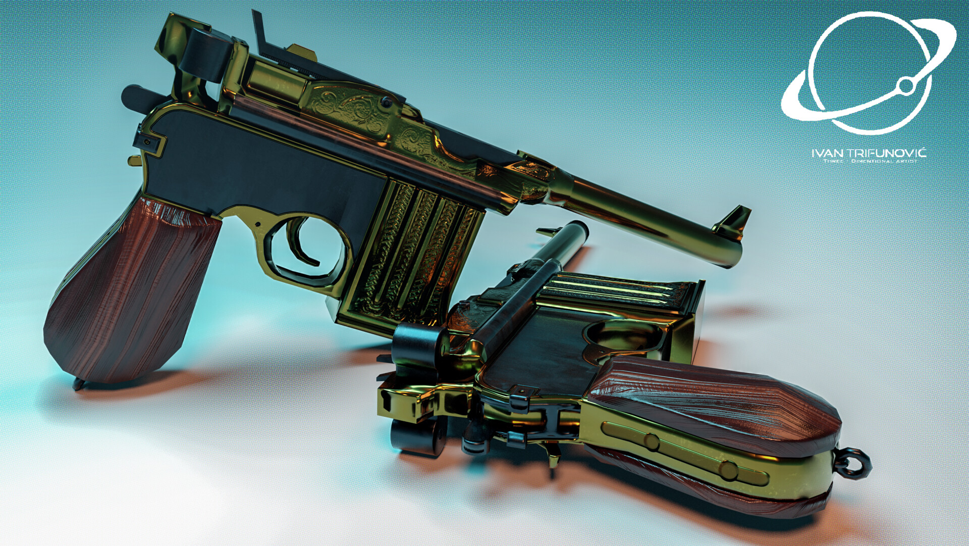 ArtStation - Bioshock Infinite Pistol