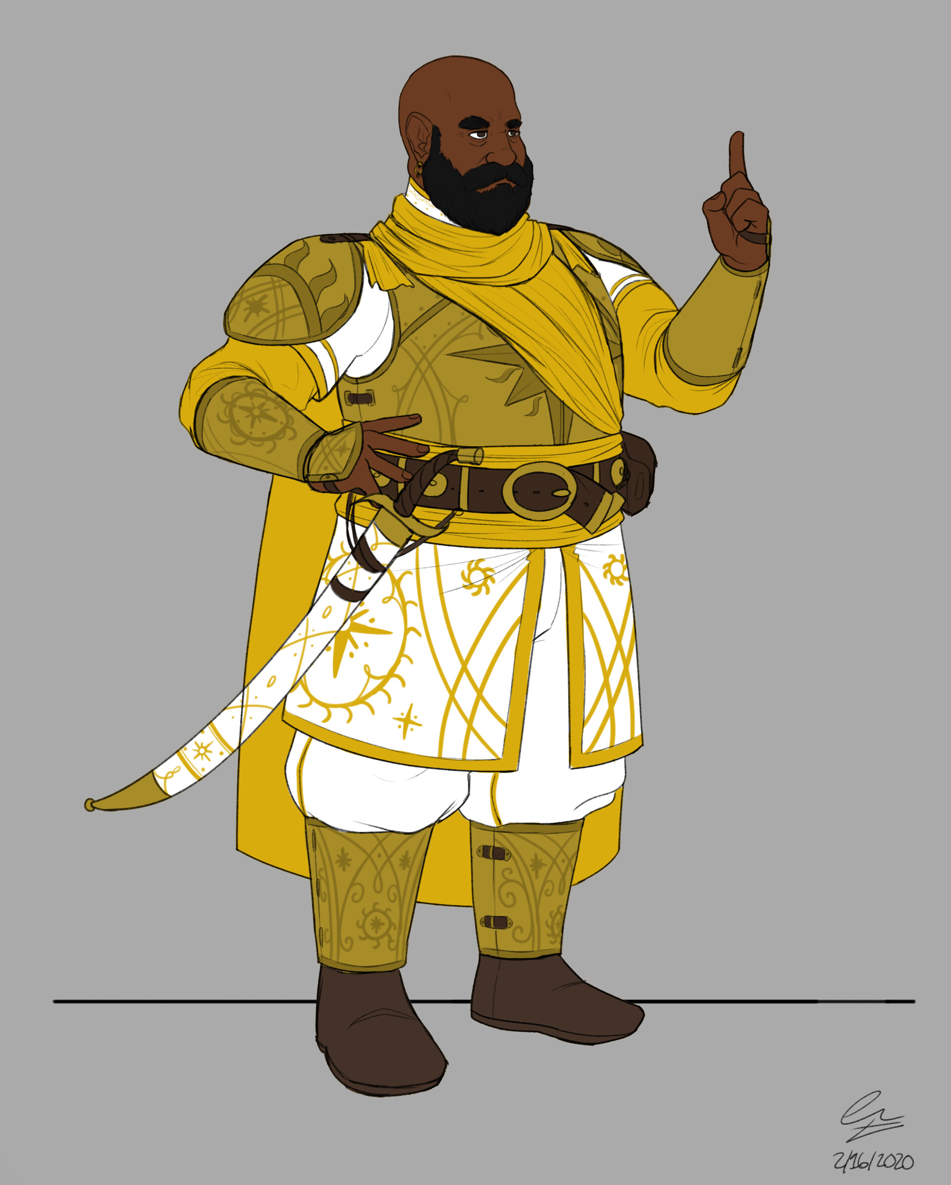 ArtStation - Guard Captain (Full Body)