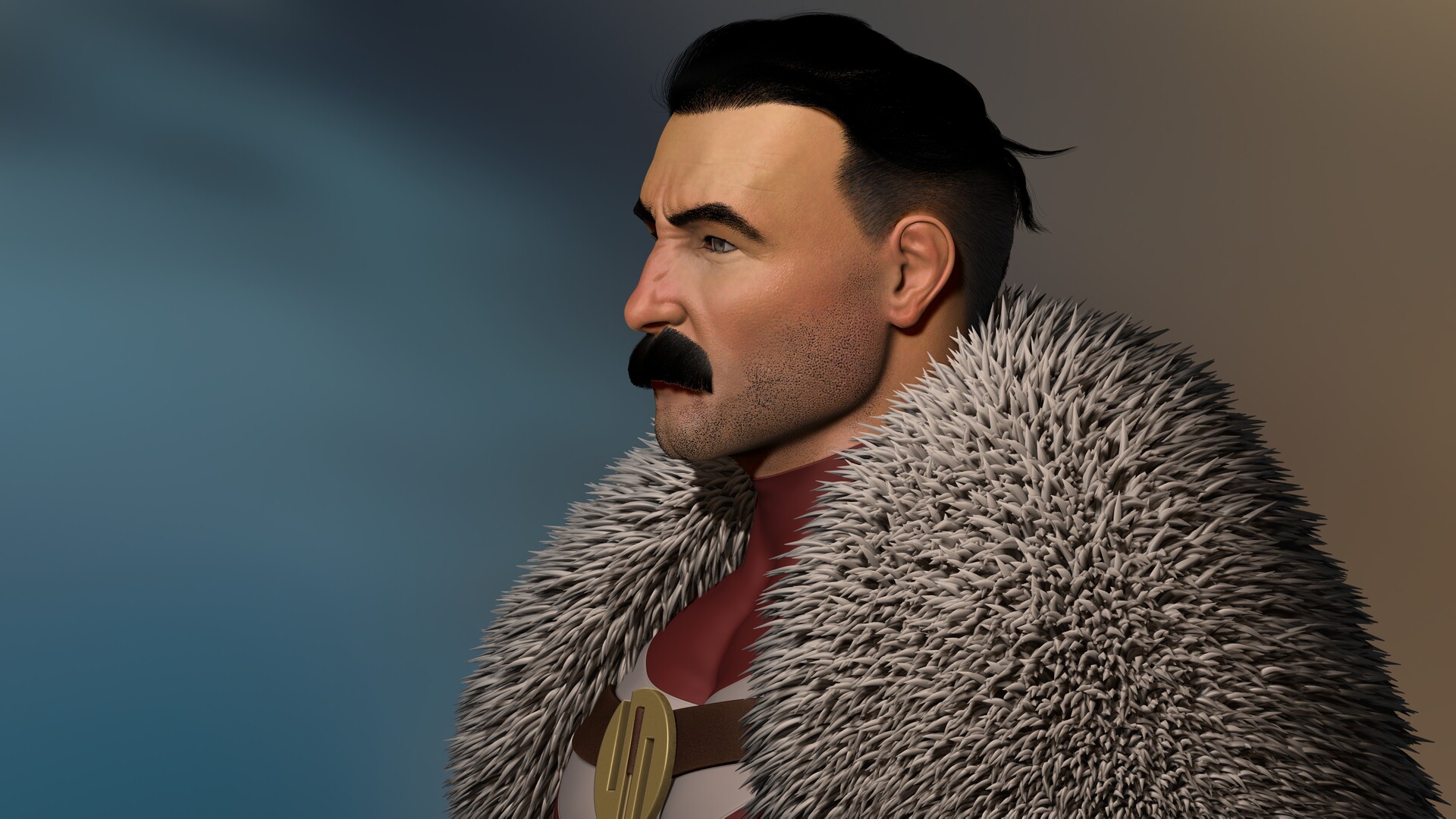 ArtStation - Omni-Man Fan Art - Robert Kirkman (T Pose)