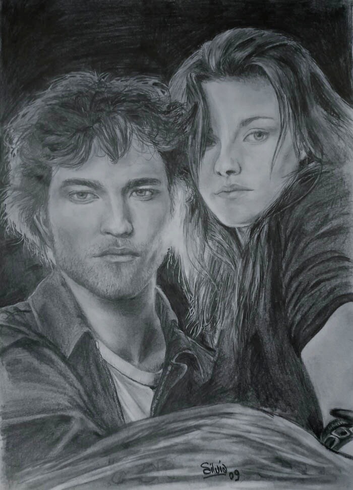 ArtStation - Movie drawing #1 - pencil on paper