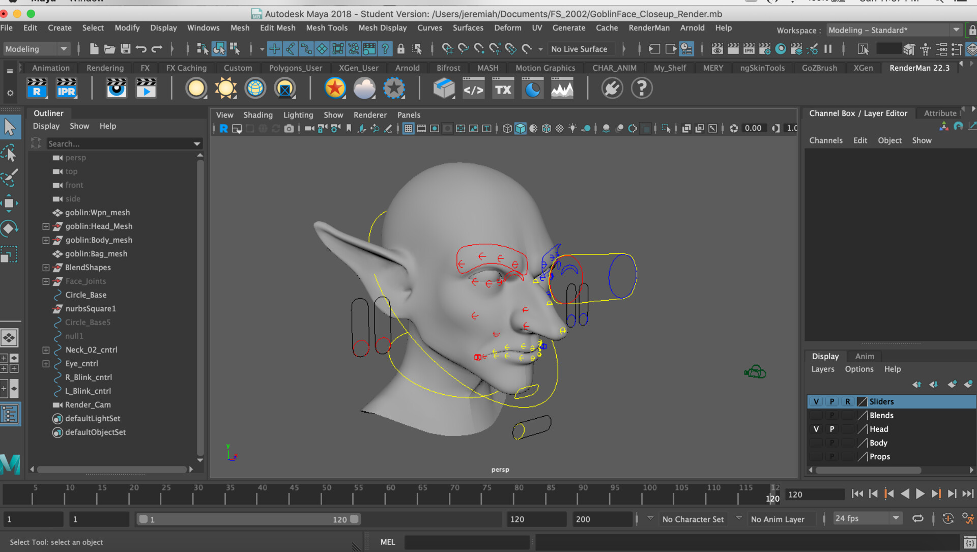 ArtStation - Facial Rig using Conditional nodes