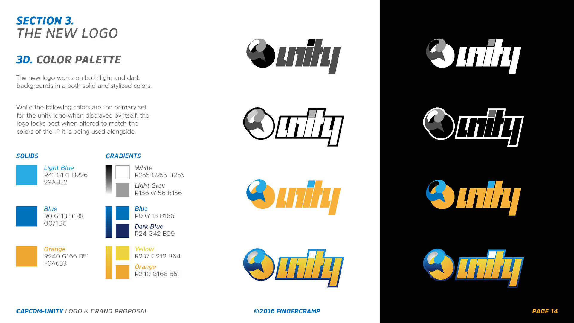 David Bettencourt - Capcom Unity Logo & Brand Proposal