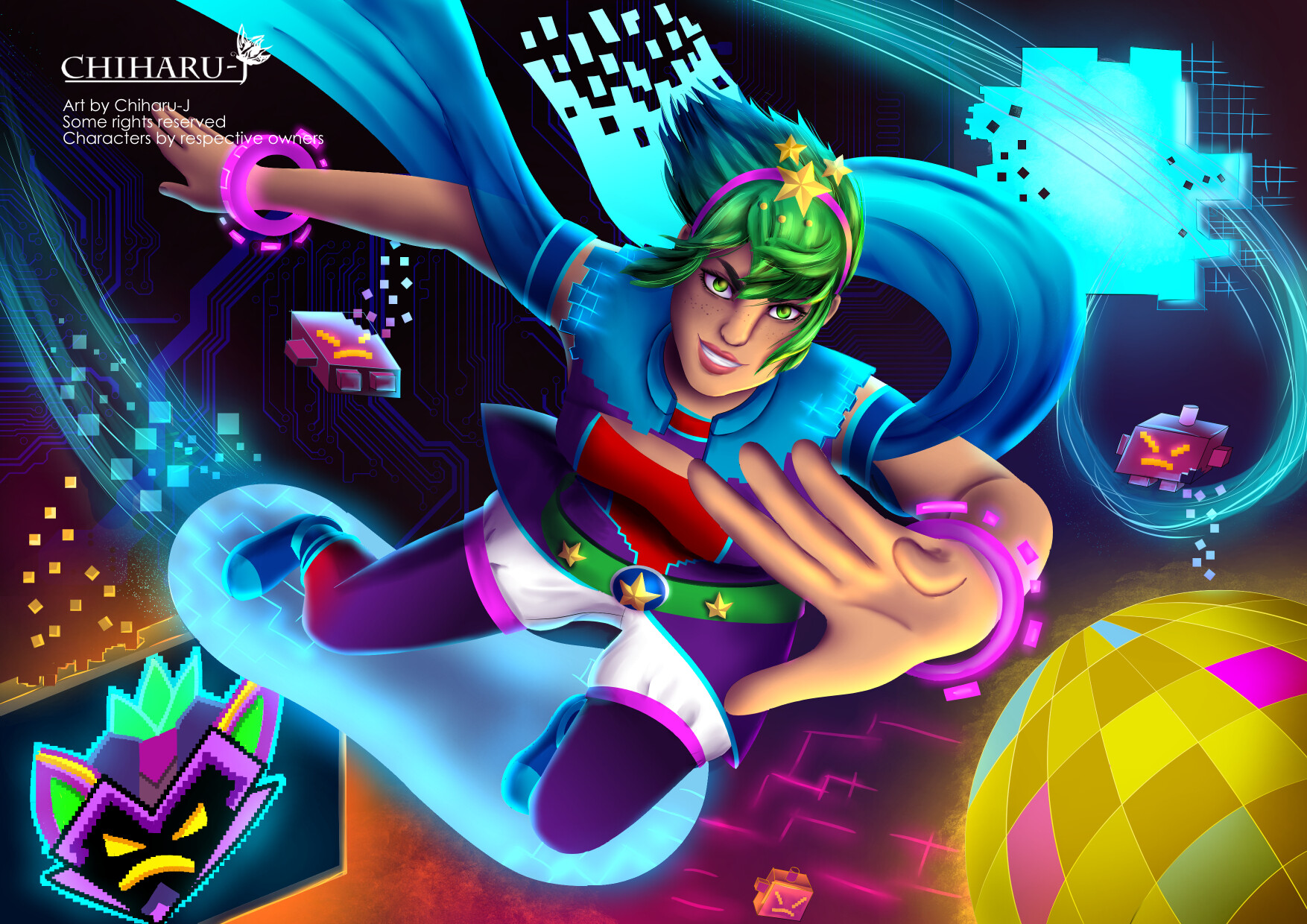 ArtStation - Arcade Taliyah: The Pixelweaver - LOL Concept