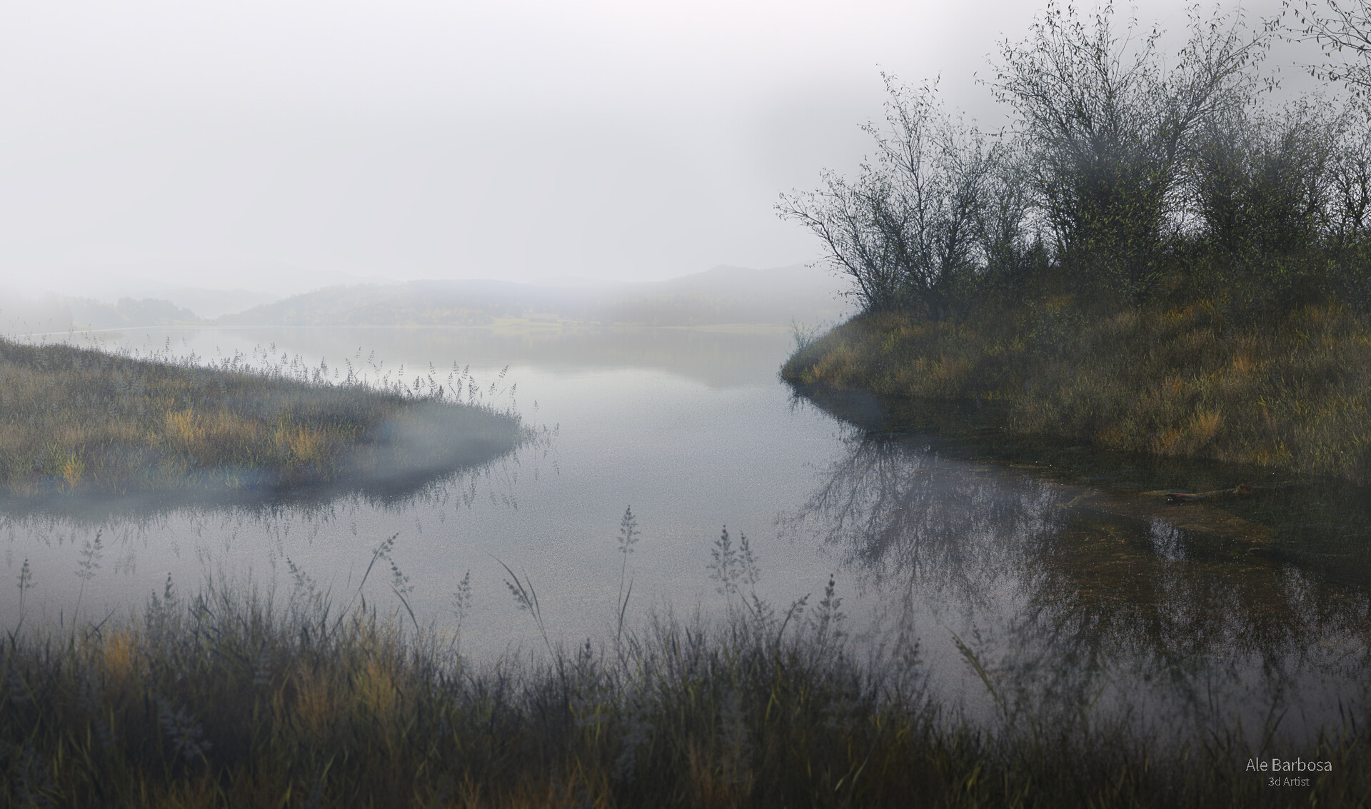 ArtStation - Grey Lake