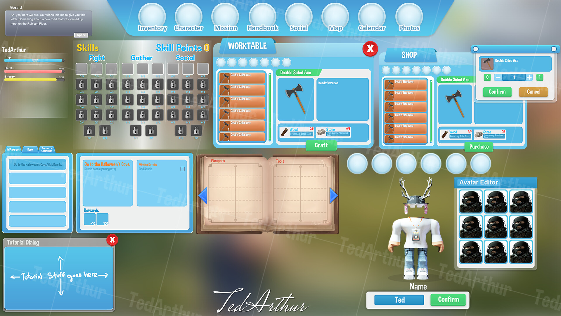 ArtStation - Game UI