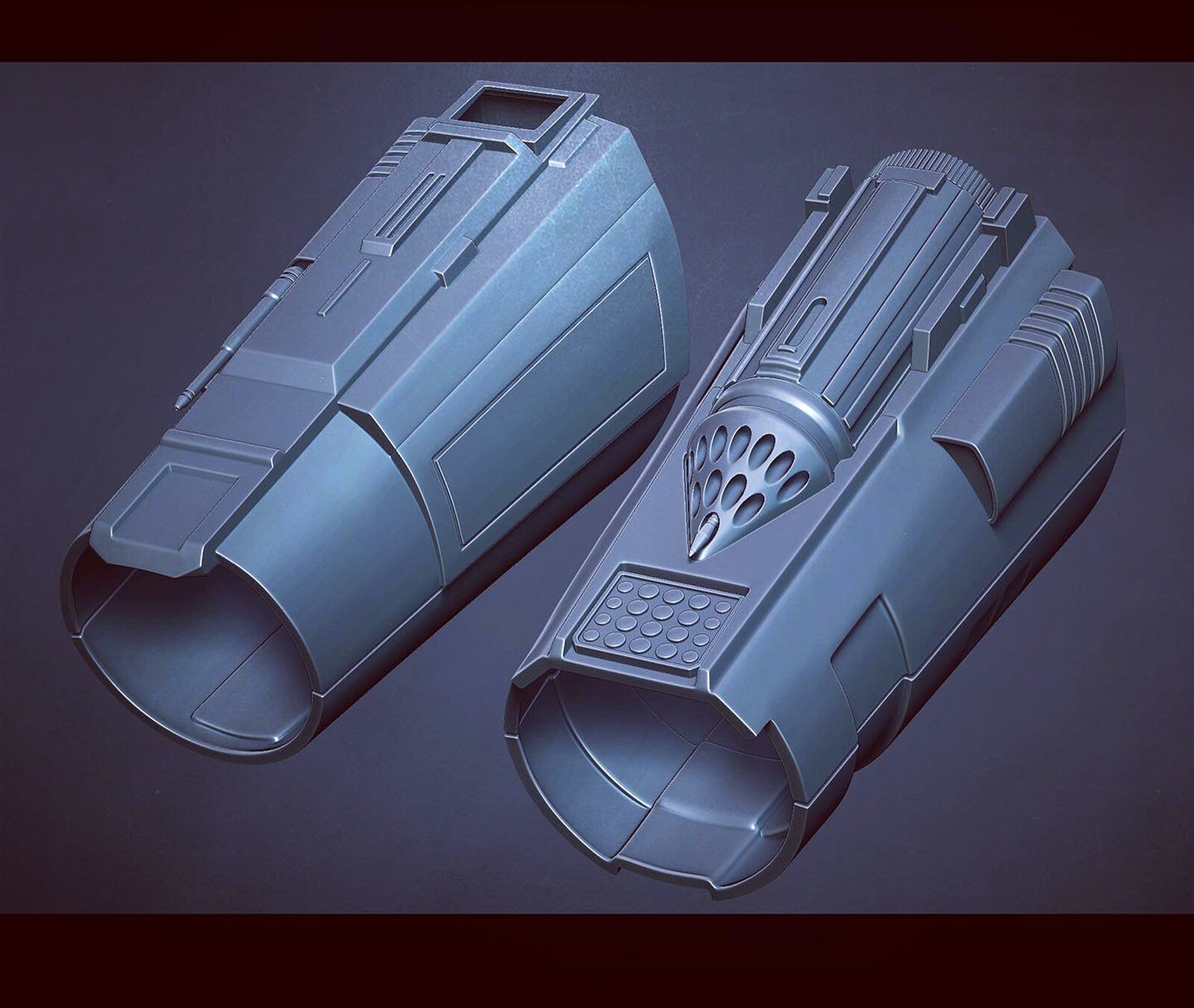 Darren Pattenden - 3D printable Mandalorian Beskar "Whistling birds ...