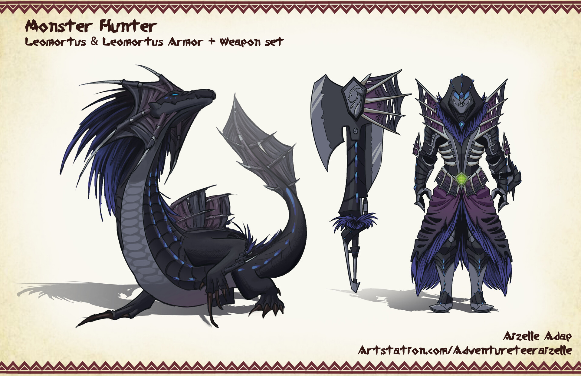 ArtStation - Monster Hunter - Monster and Hunter Concept