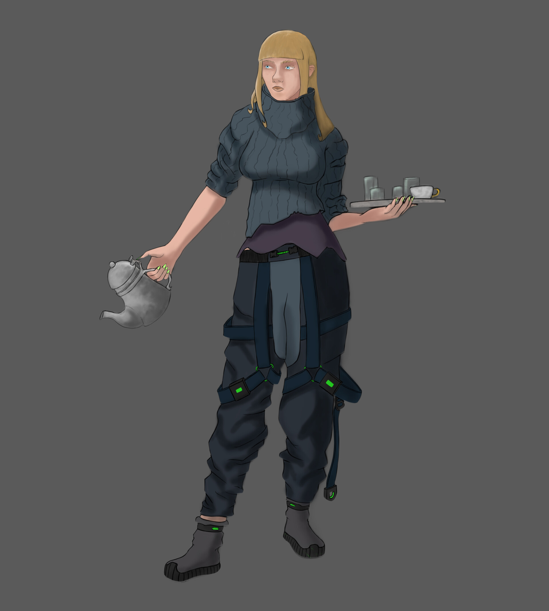 ArtStation - Alice in Cyberland - The MadHat