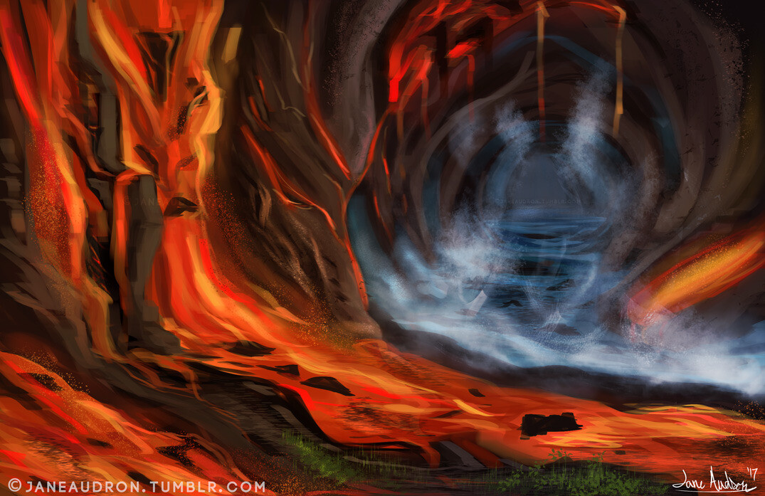 Lindsey W. - Lava Cave - Speedpaint