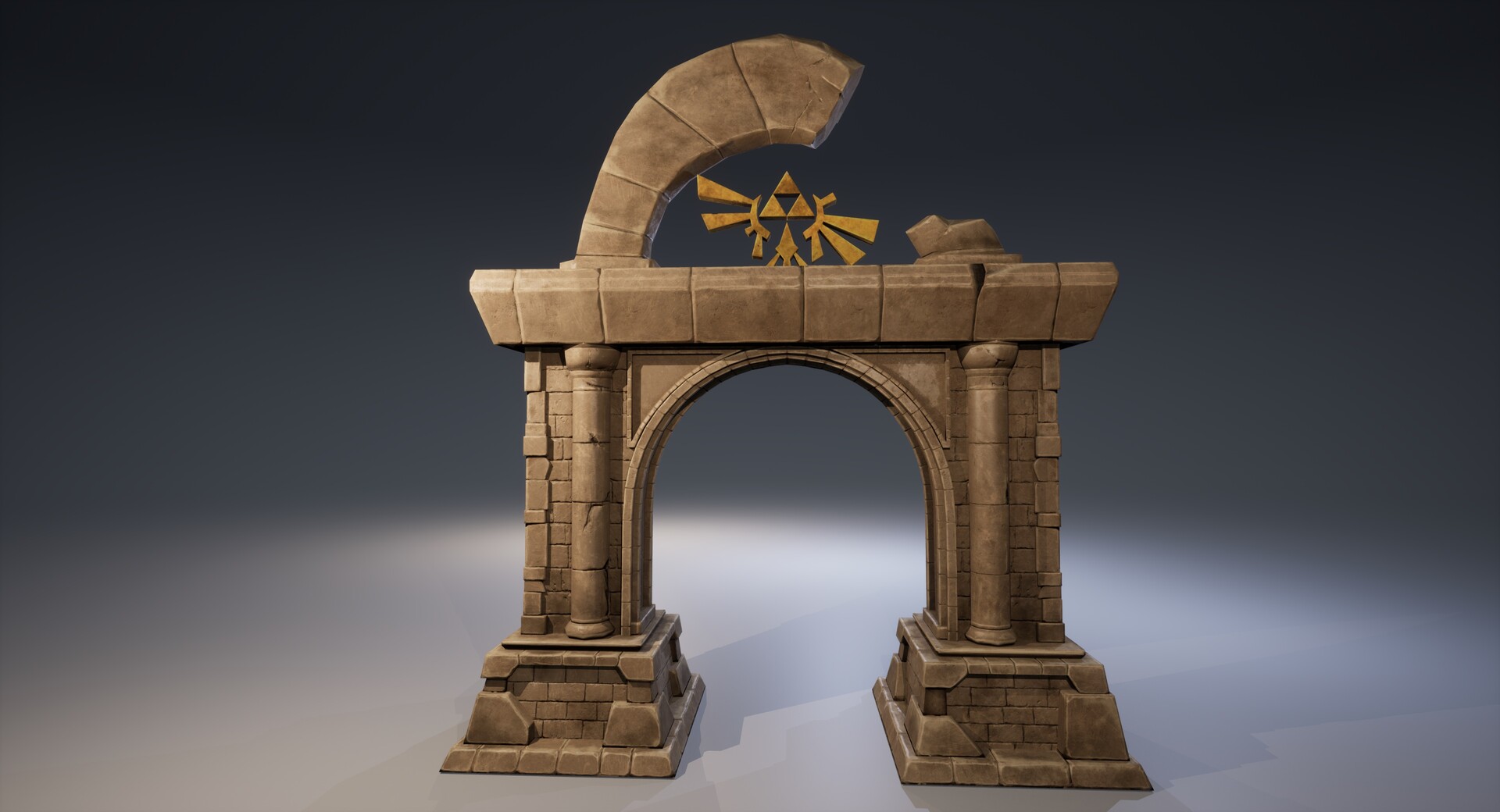 ArtStation - Stone gate