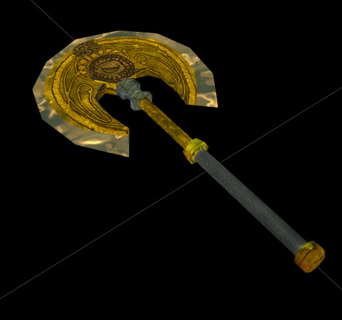 dwarven war axe morrowind