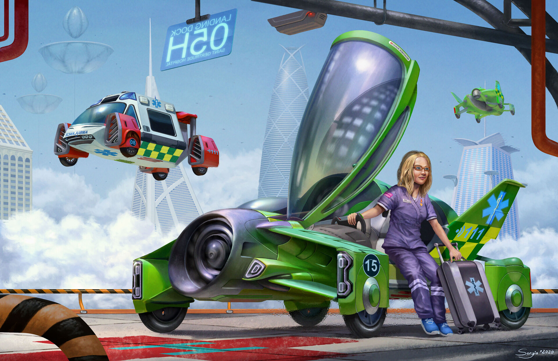 ArtStation - Paradox-S Flying Car